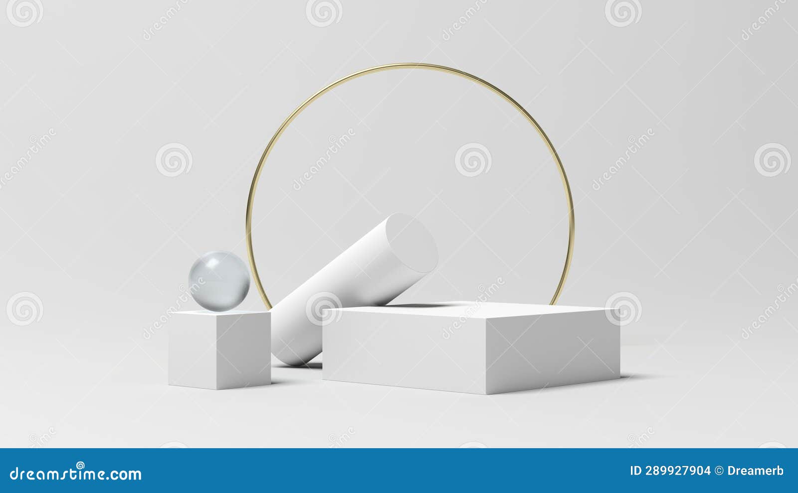 Product Display. Display Plinths. Stand. White Color Stock Illustration ...