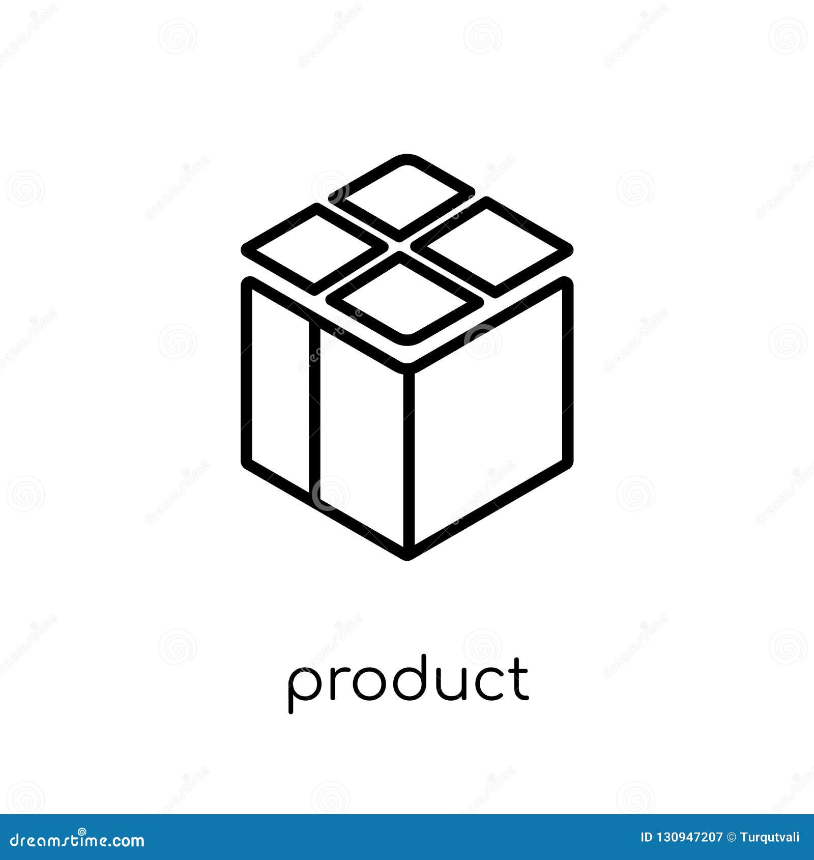 Product Icon from Collection. Stock Vector - Illustration of unit, item ...
