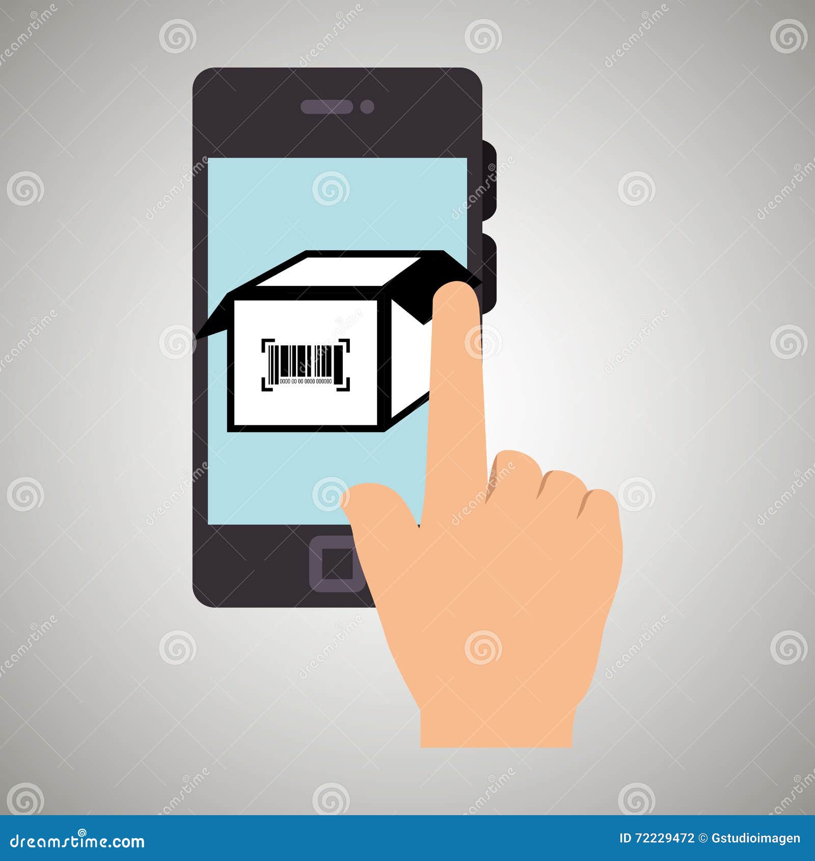 Product Identification Code Design Stock Illustration - Illustration of ...