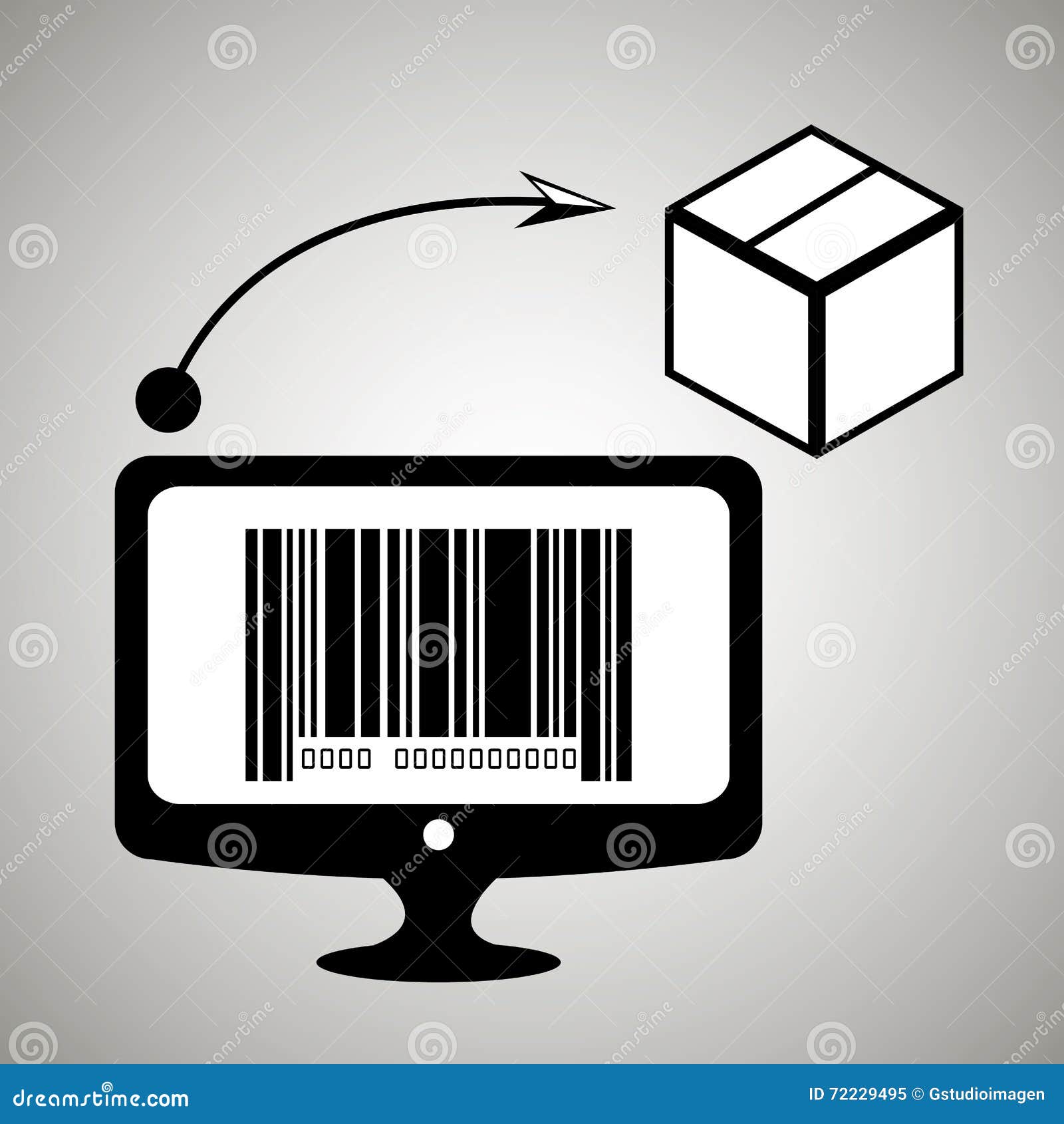 Product Identification Code Design Stock Illustration - Illustration of ...