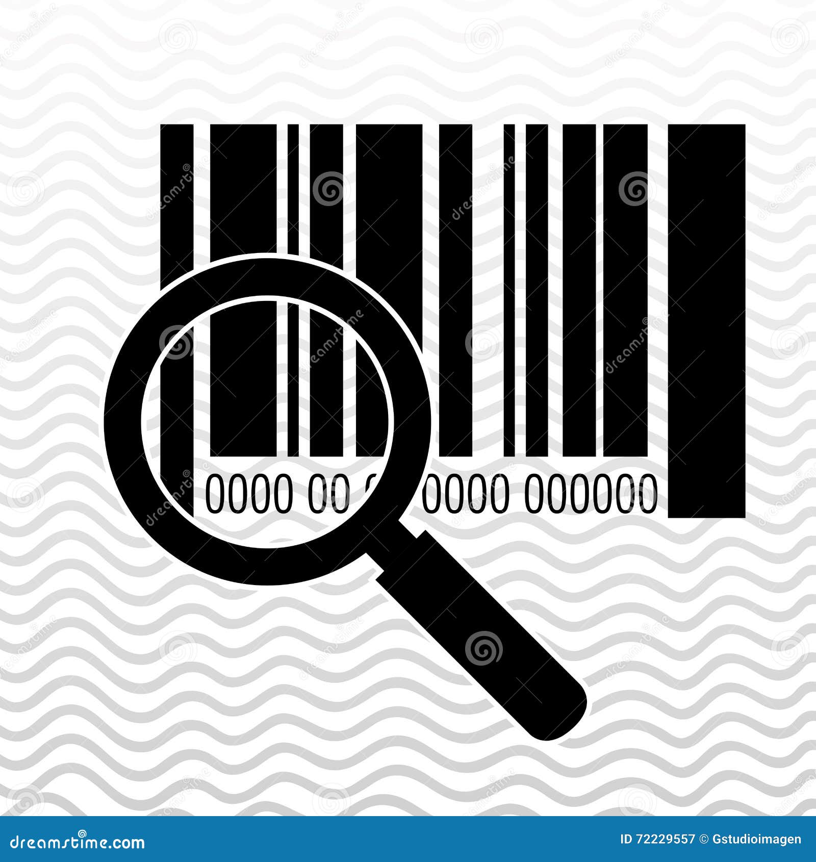 Product Identification Code Design Stock Illustration - Illustration of ...