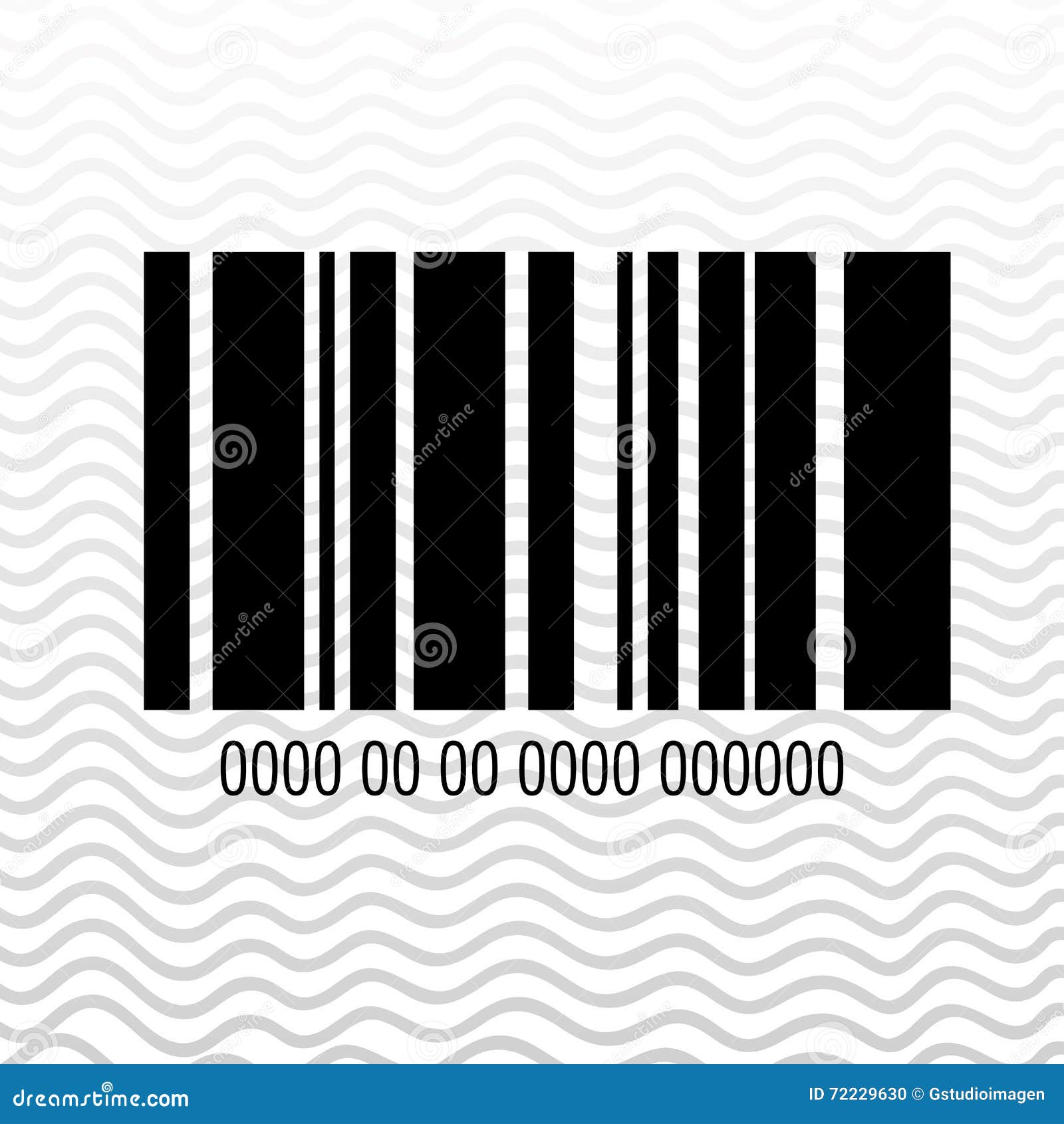 Product Identification Code Design Stock Illustration - Illustration of ...