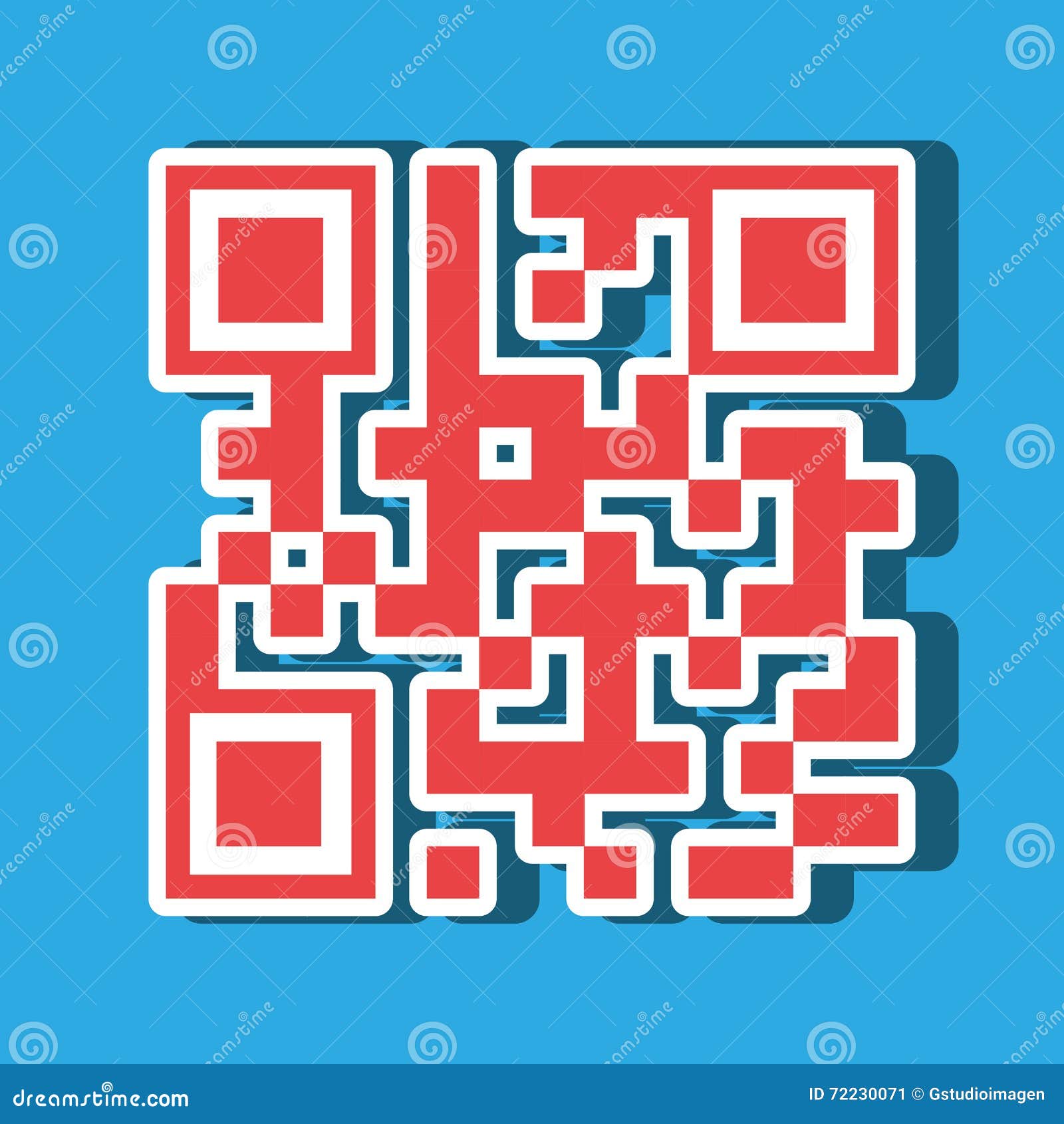 Product Identification Code Design Stock Illustration - Illustration of ...