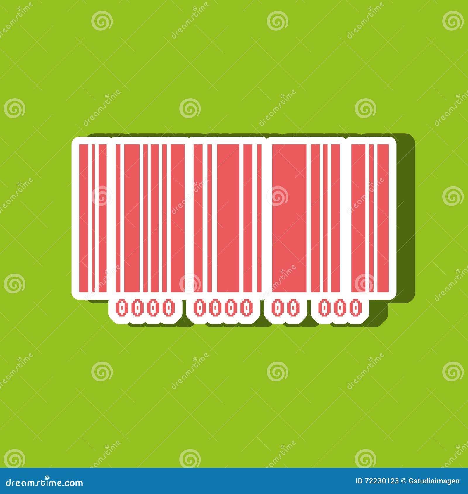 Product Identification Code Design Stock Illustration - Illustration of ...