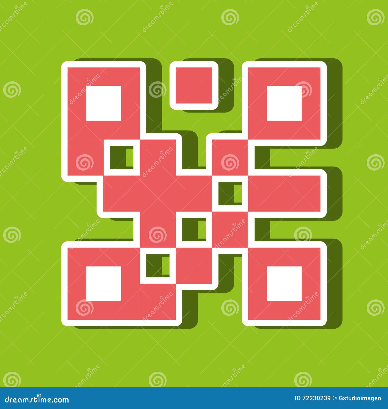 Product Identification Code Design Stock Illustration - Illustration of ...