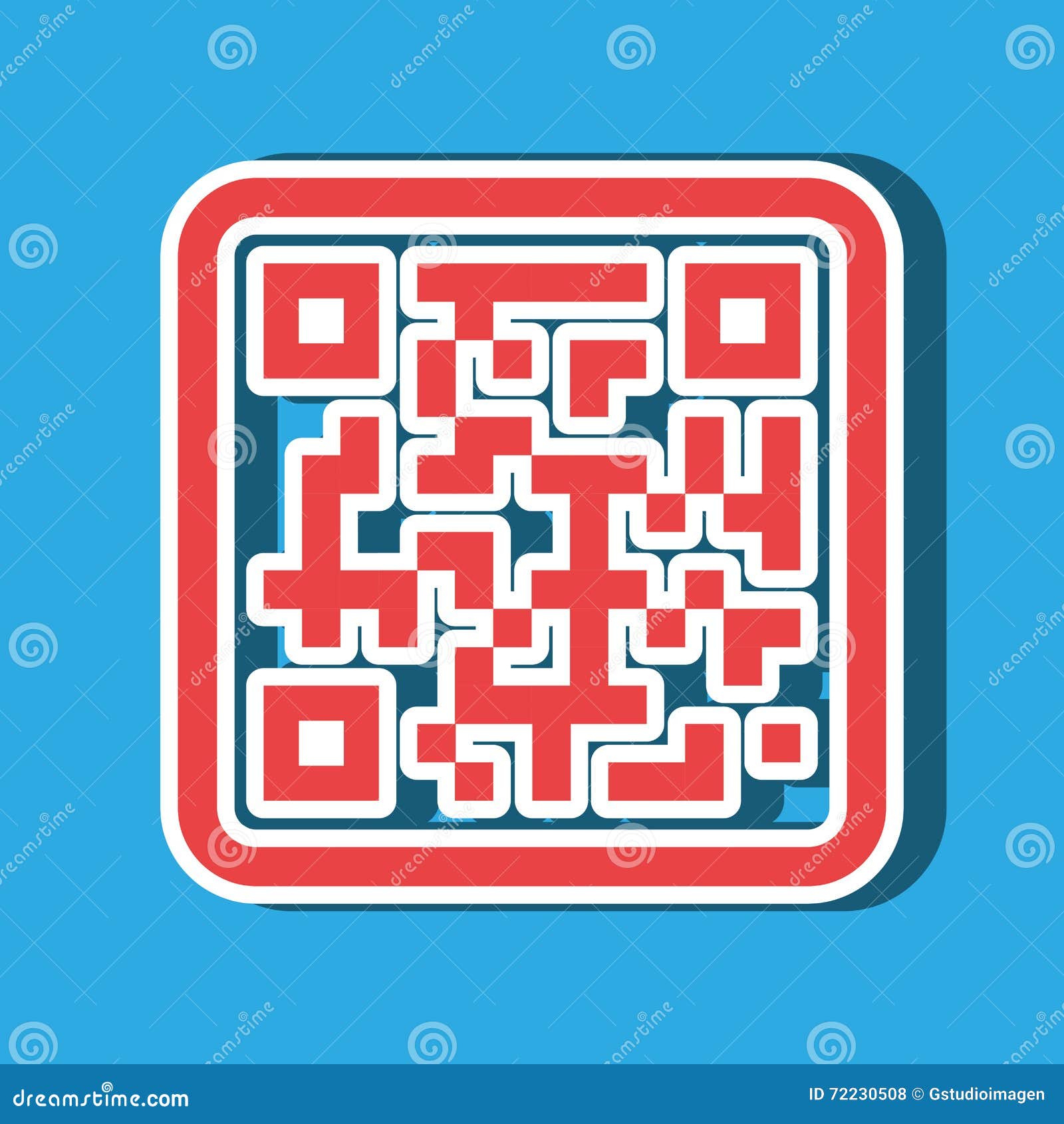 Product Identification Code Design Stock Illustration - Illustration of ...
