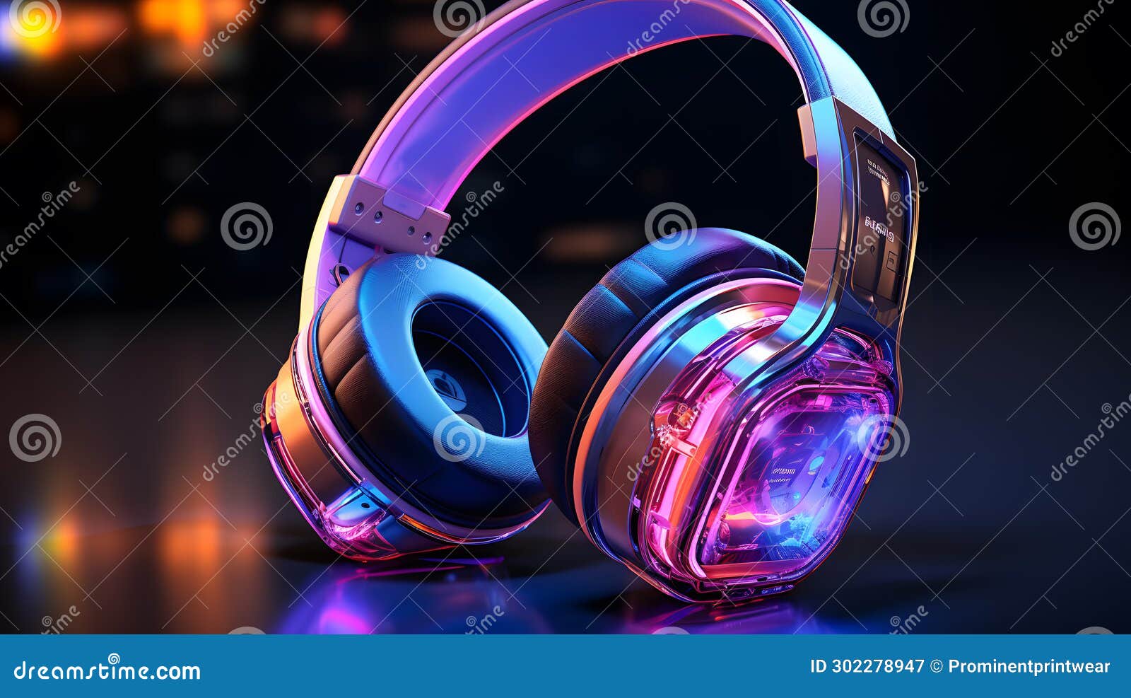 Product Image of a Conceptual High Tech Wireless Headset. in the Style ...