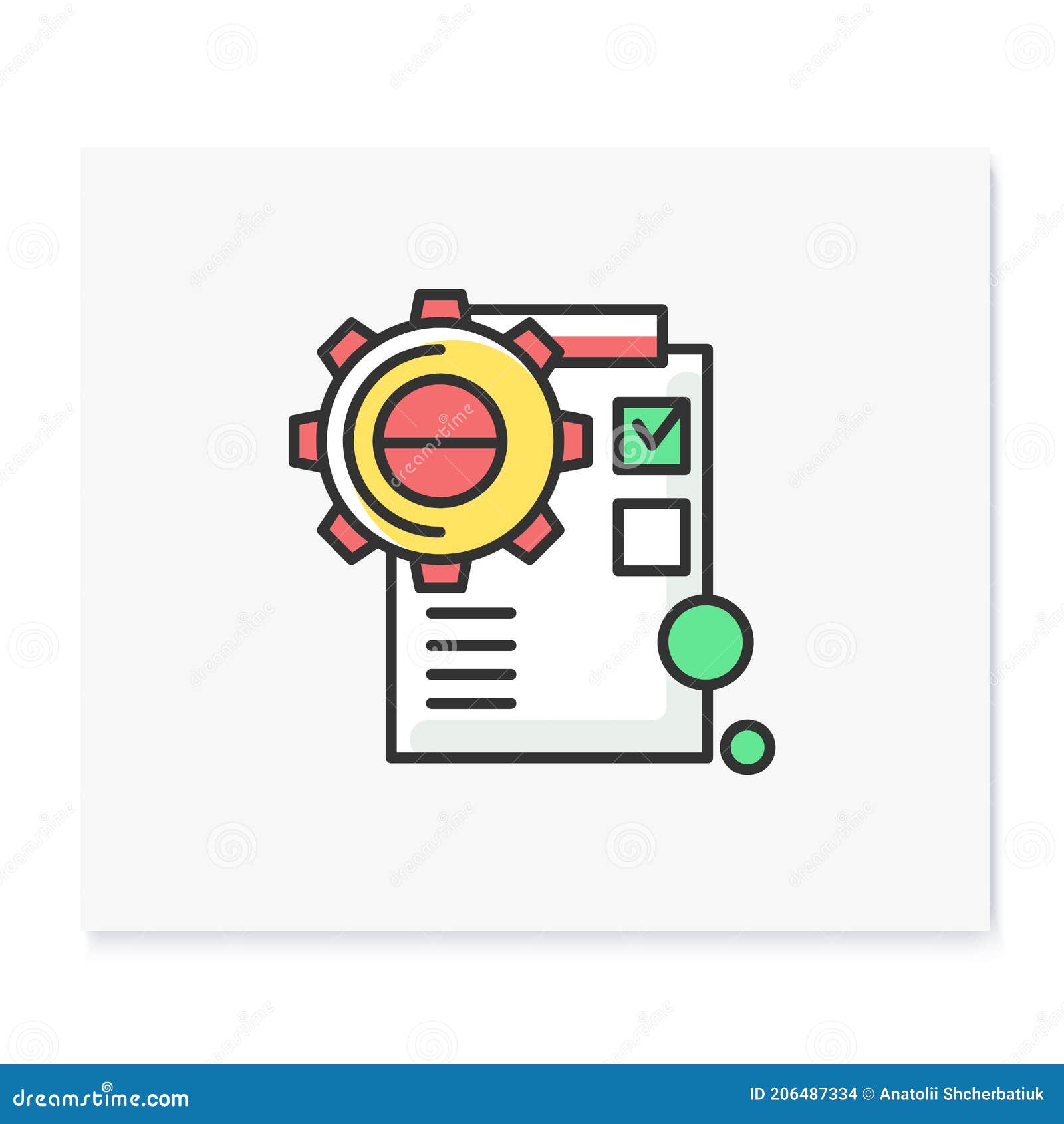 Product Implementation Color Icon Stock Illustration - Illustration of ...