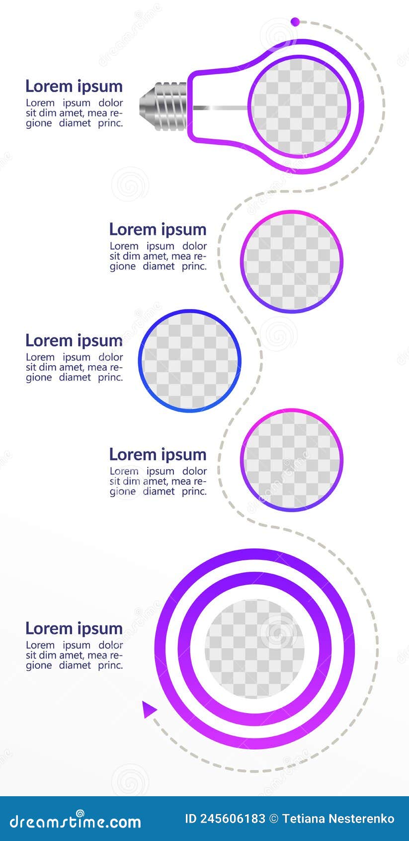 Product Improvement Infographic Chart Design Template Stock Vector ...