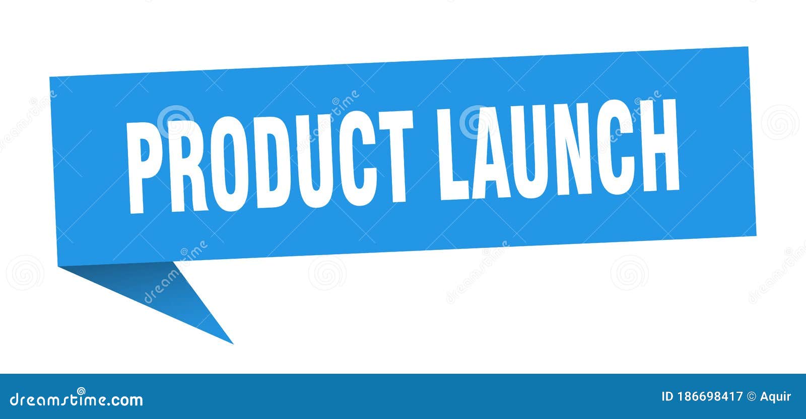 Product Launch Banner. Product Launch Speech Bubble Stock Vector ...