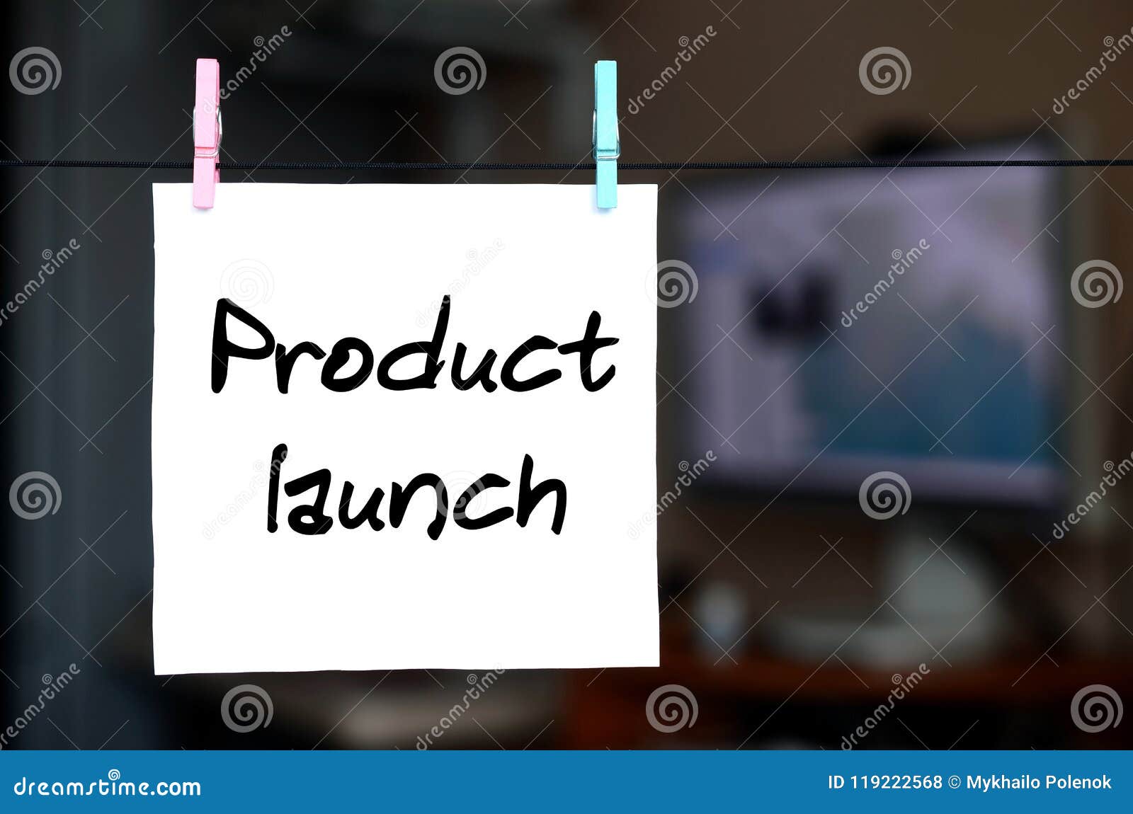 White Sticker On The Monitor In The Office With Text SUCCESSION PLAN ...