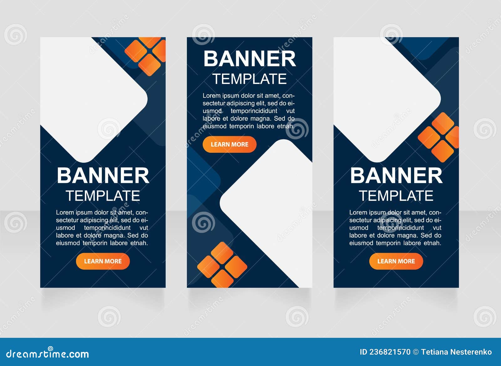 Product Launch Promotional Web Banner Design Template Stock Vector ...