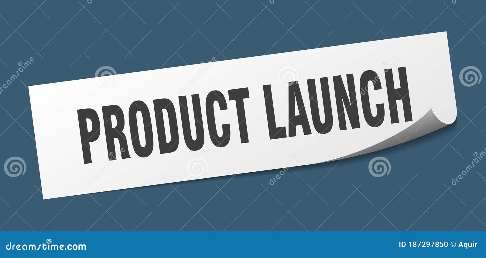 Product Launch Sticker. Product Launch Square Isolated Sign Stock ...