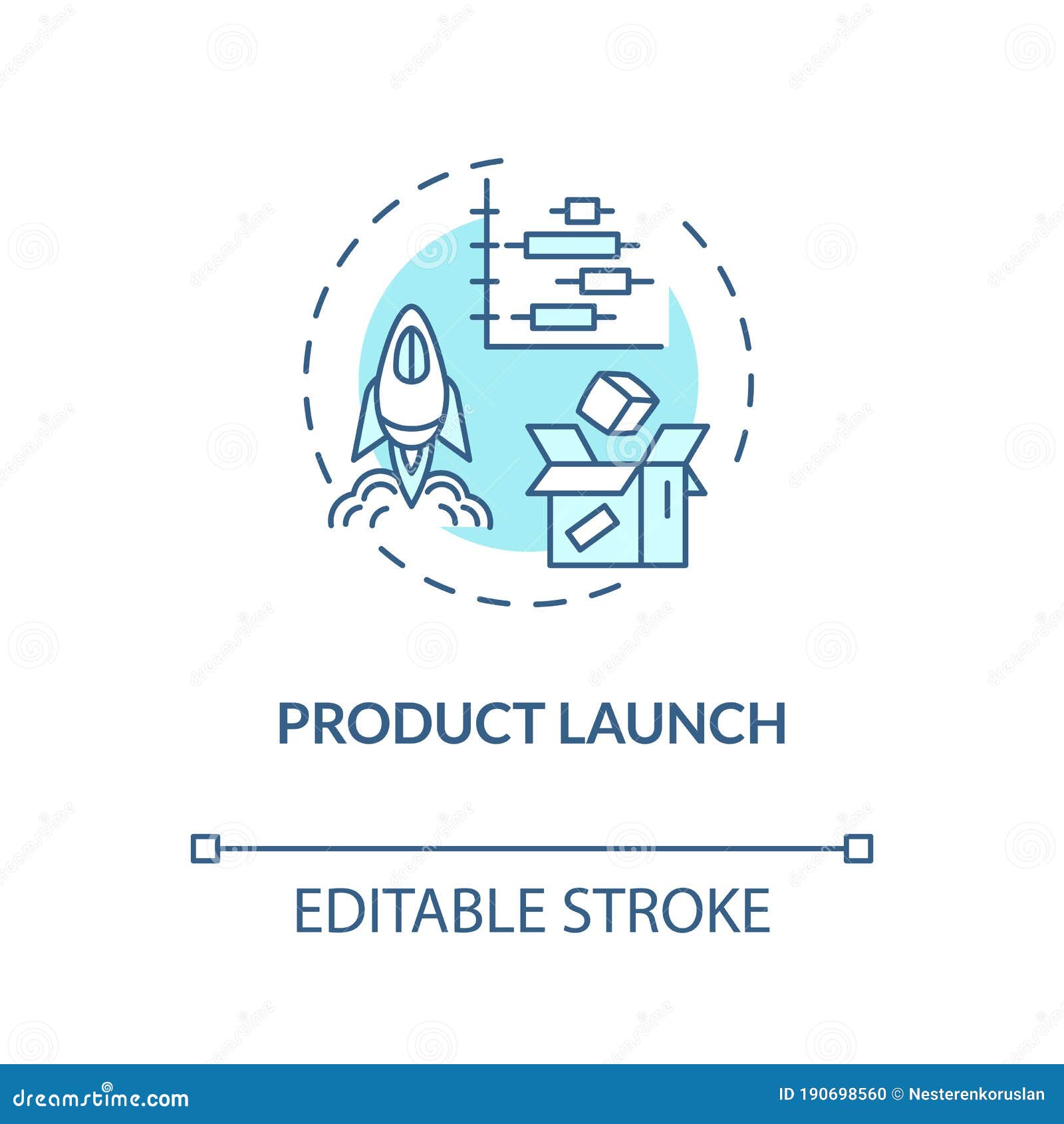 Product Launch Line Icons Signs Set. Design Collection Of Launch ... Product Launch Line Icons Signs Set. Design Collection Of Launch ...