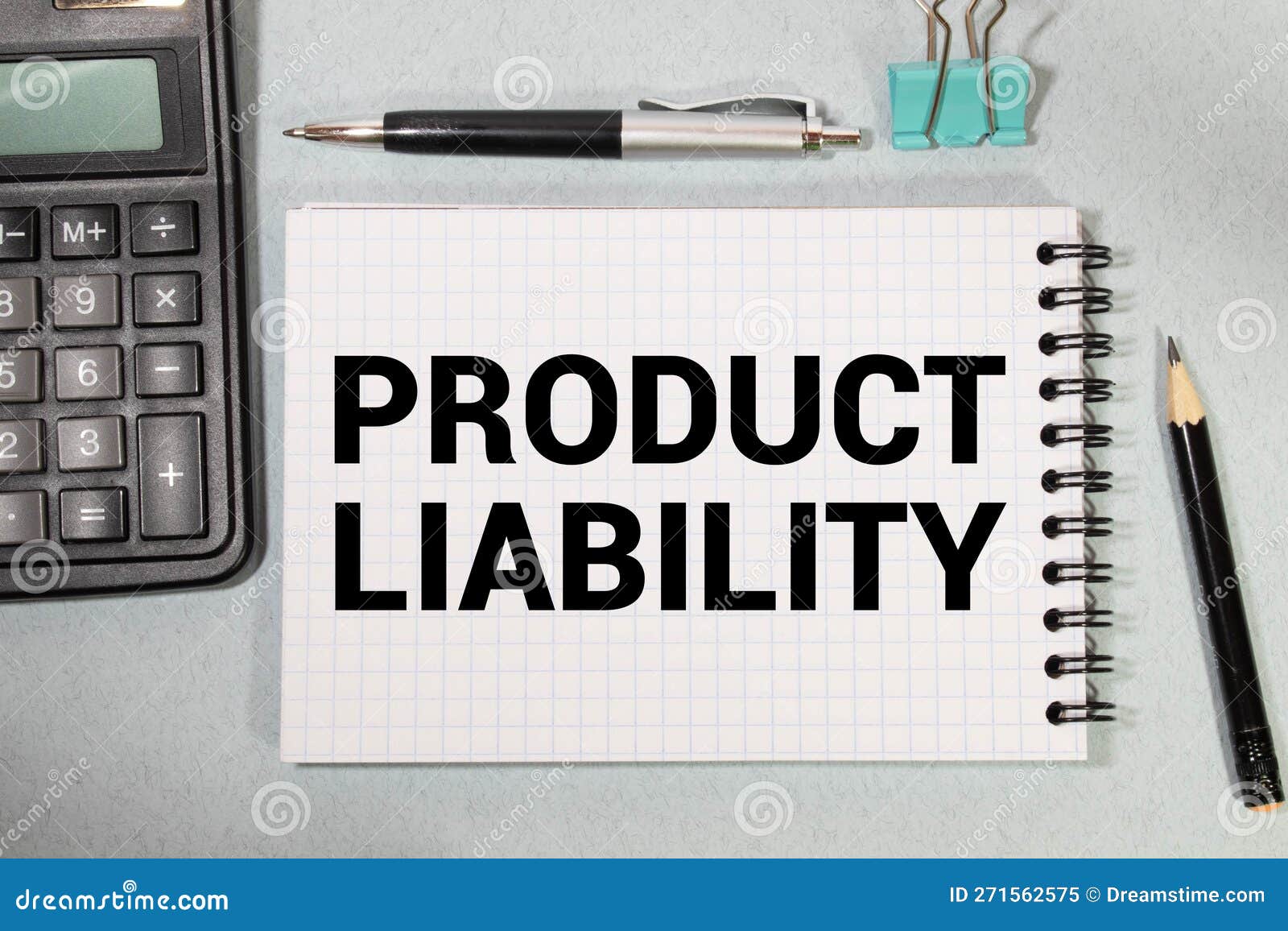 Product Liability is Shown on the Photo Using the Text Stock ...
