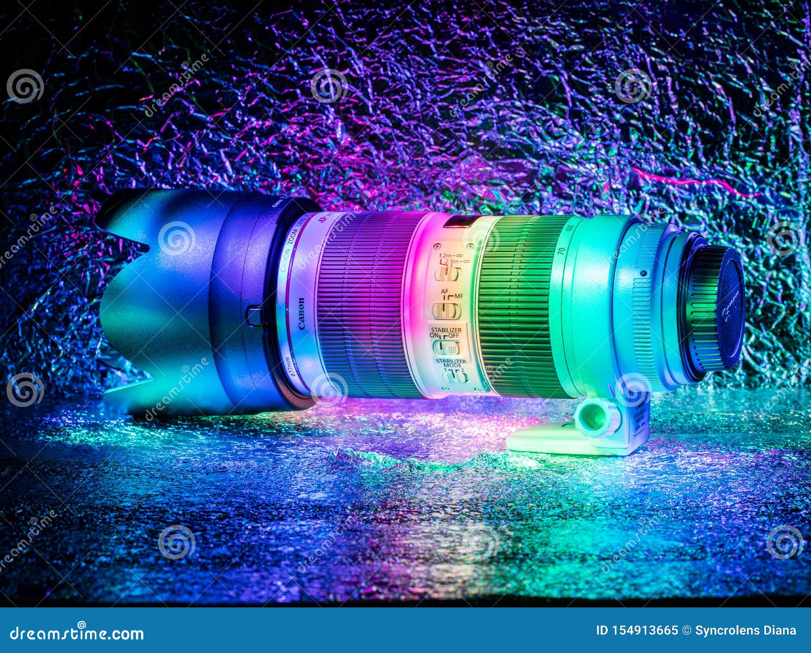 Product Light Painting with Color Editorial Image - Image of product ...