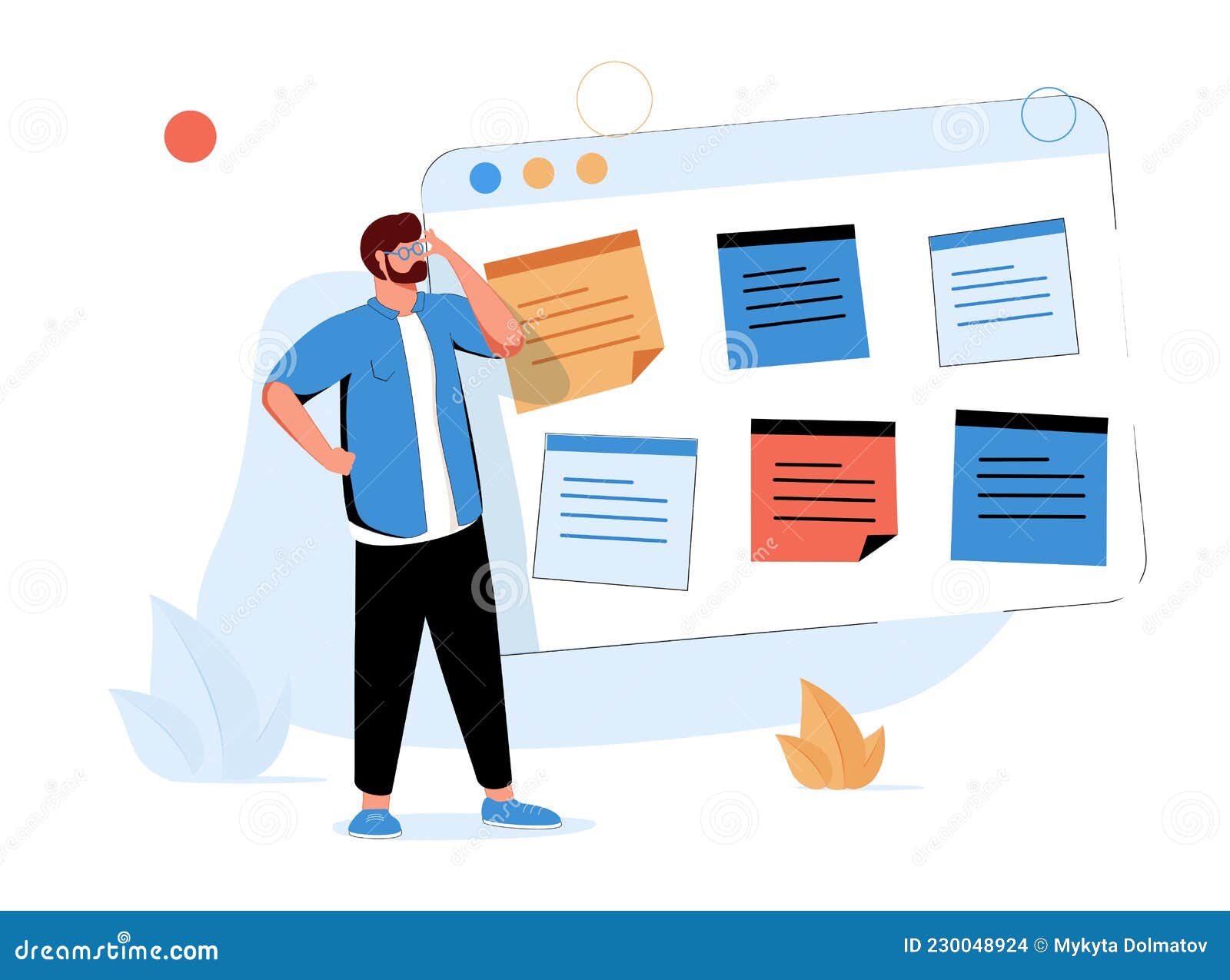 Prioritization Method For Effective Time Management Retro Tiny Person ...