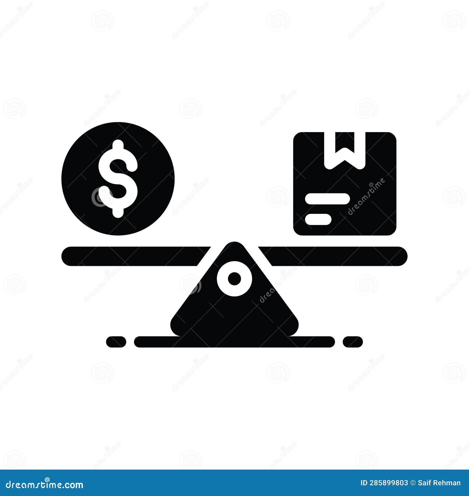 Stability Vector Solid Icon Design Illustration. Product Management ...