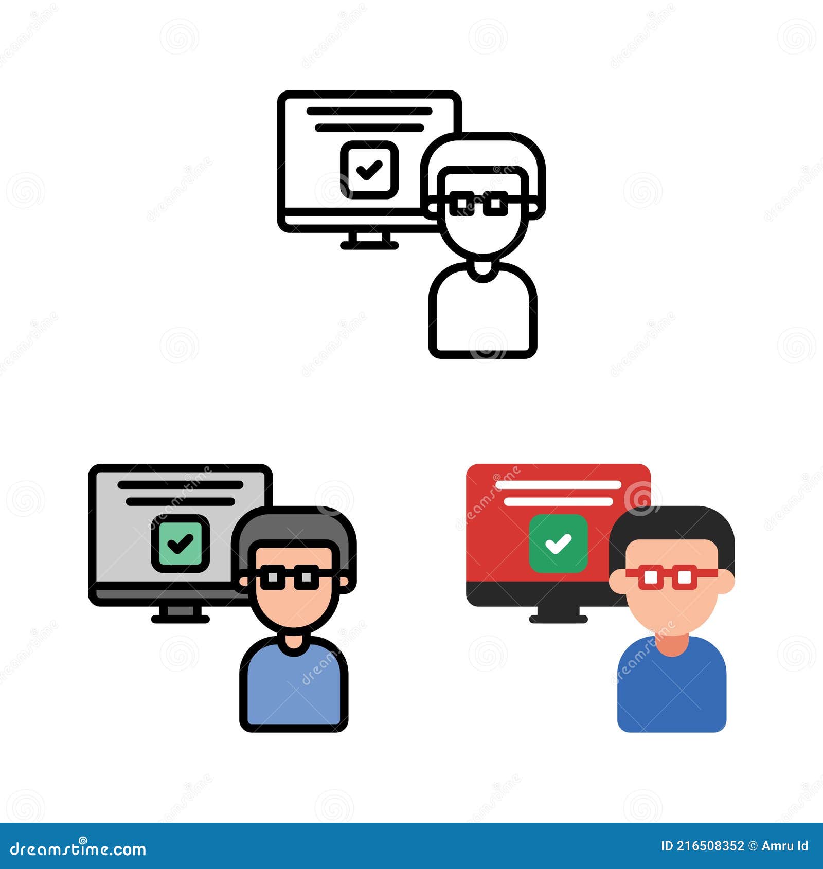 Product Manager Development it, Icon, Logo, and Illustration Stock ...