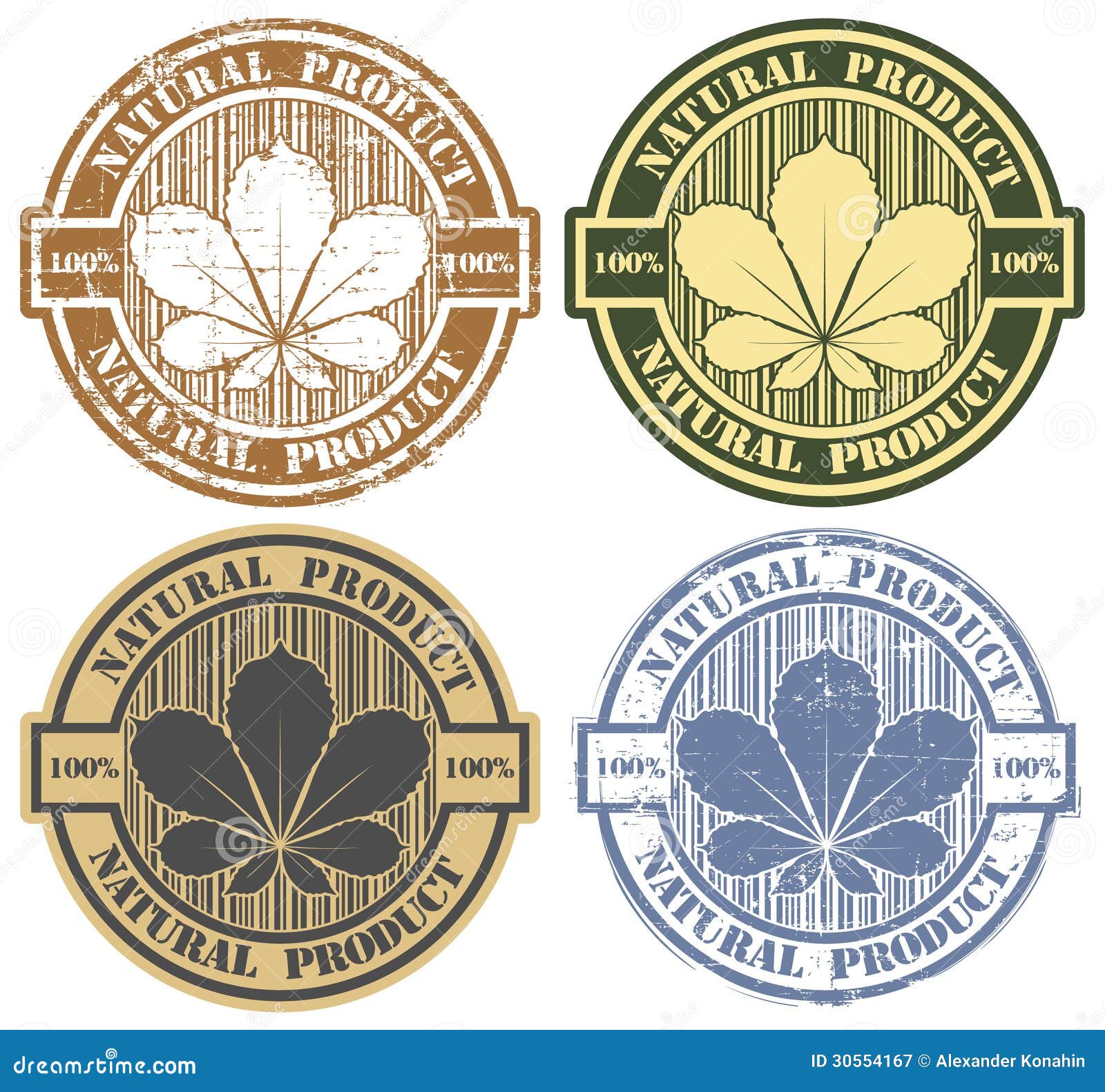 100 product natural stamp stock vector. Illustration of graphic - 30554167