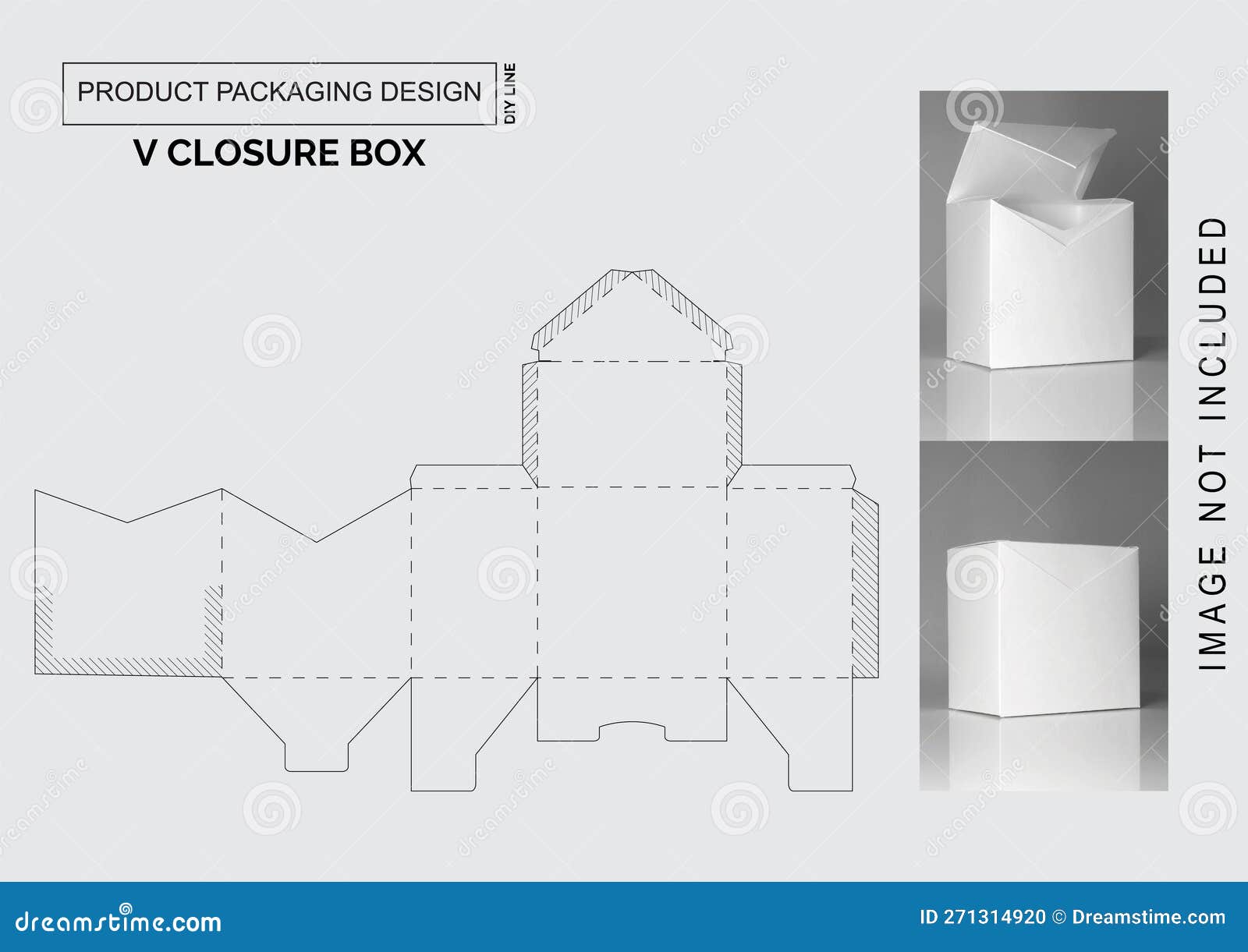 Product Packaging Design Template Stock Illustration - Illustration of ...