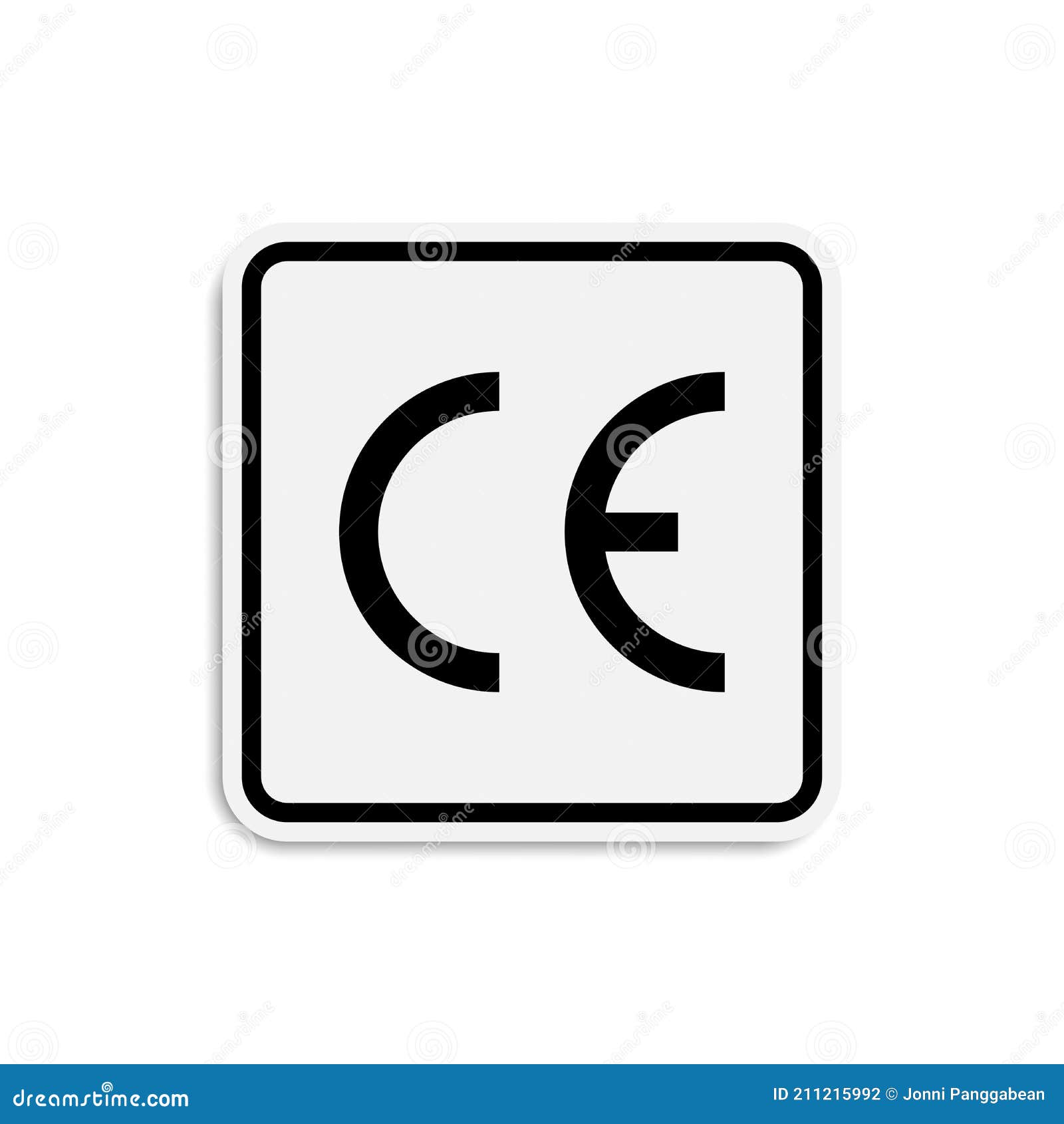 Product Packaging Symbol CE. Vector Illustration Stock Vector ...