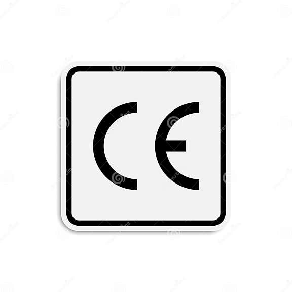 Product Packaging Symbol CE. Vector Illustration Stock Vector ...