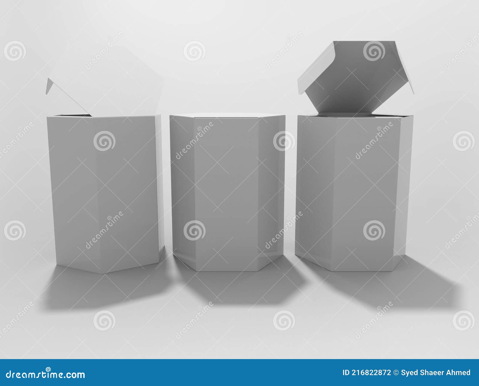 Product Packaging Template Illustration of 3D Rendering Stock ...