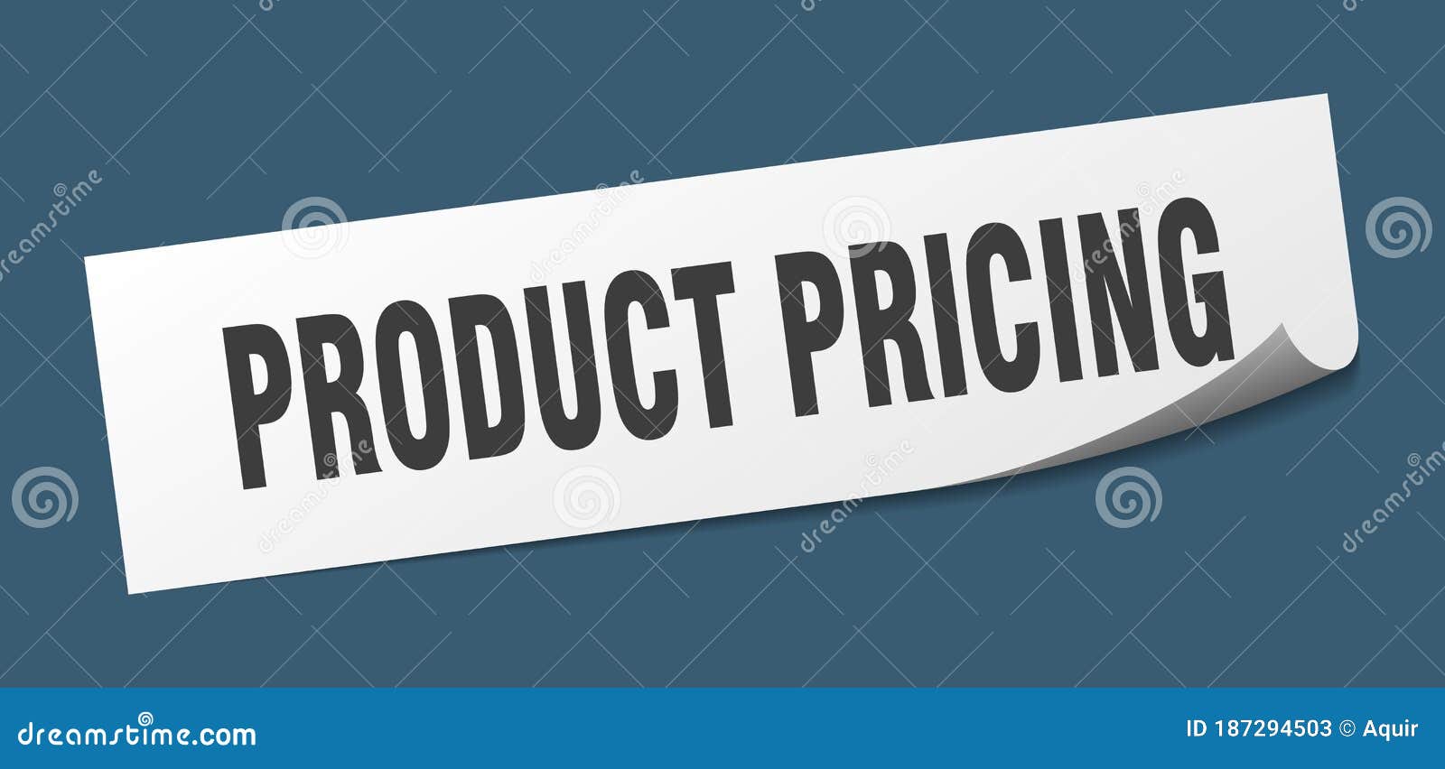 Product Pricing Sticker. Product Pricing Square Isolated Sign Stock ...