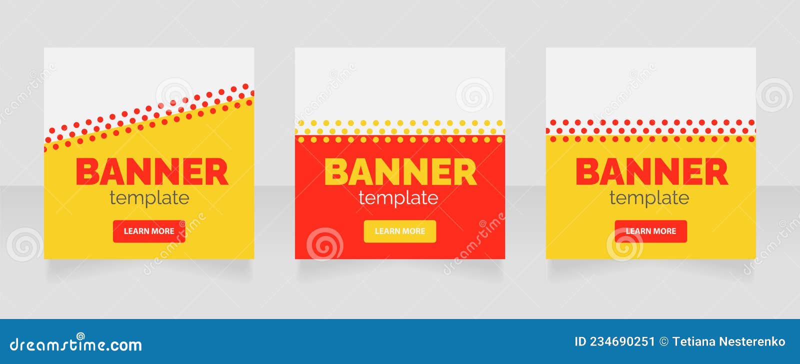 Product Purchase Square Web Banner Design Template Stock Vector ...