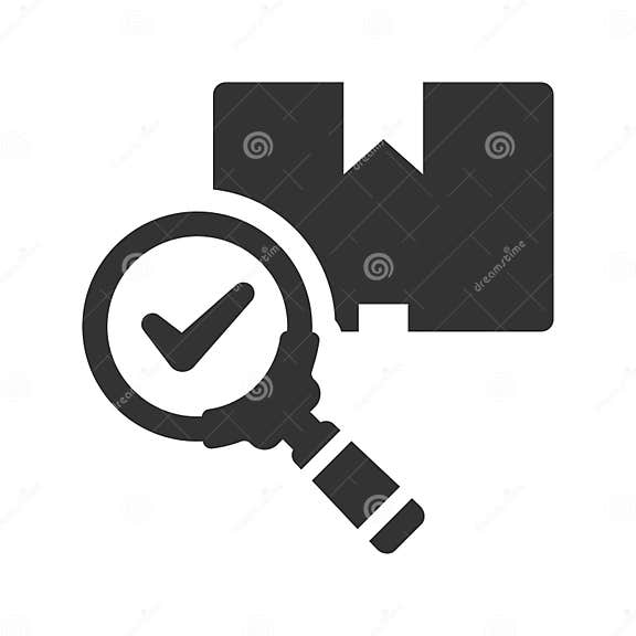 Product quality check Icon stock illustration. Illustration of mark ...