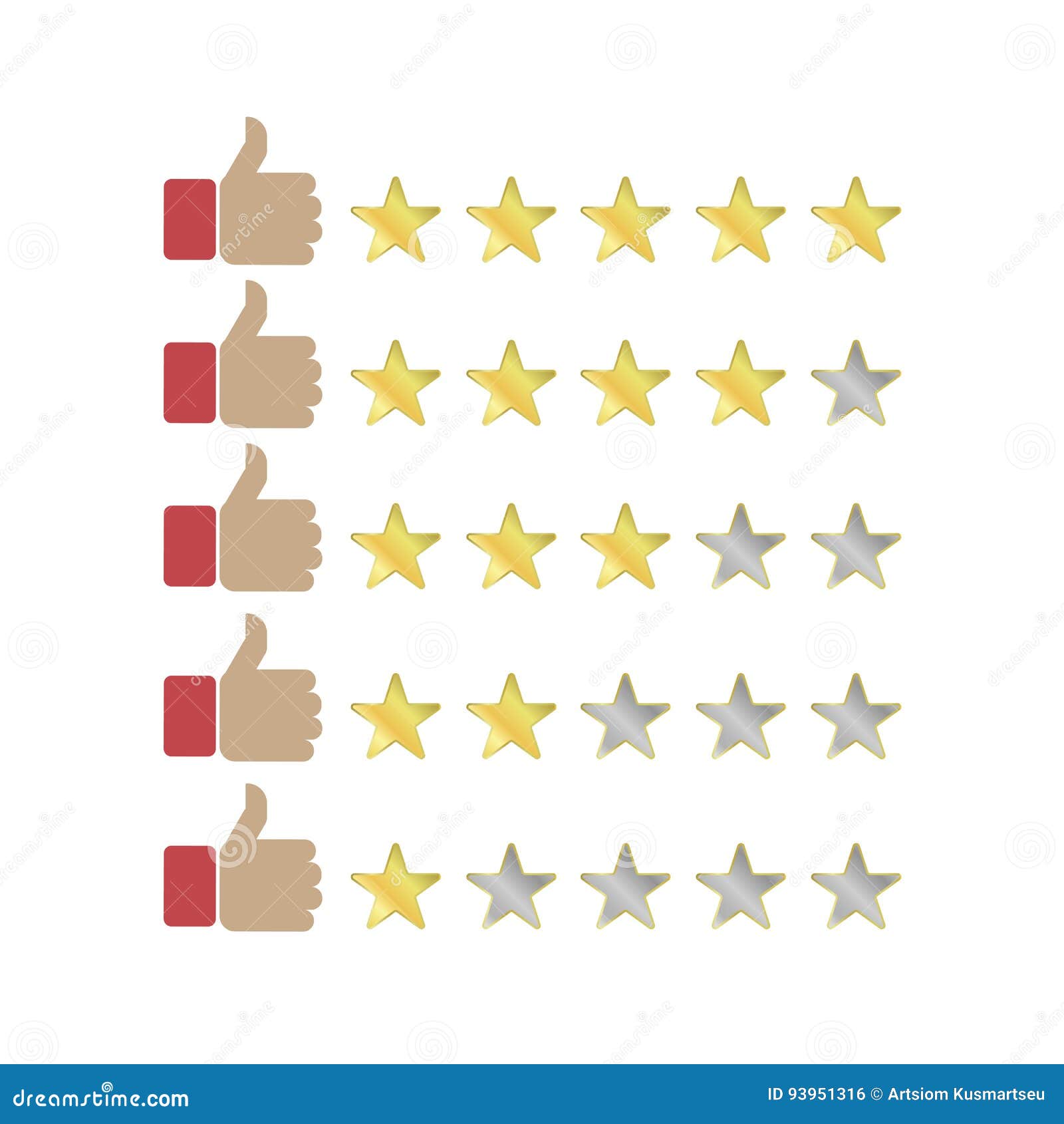 Product rating star stock vector. Illustration of isolated - 93951316