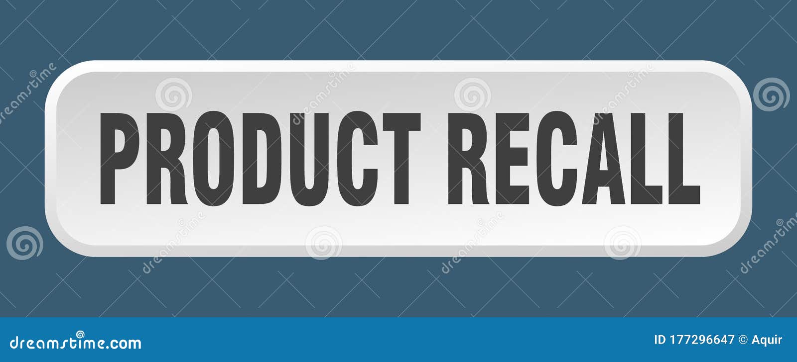 Product Recall Button. Product Recall Square 3d Push Button Stock ...