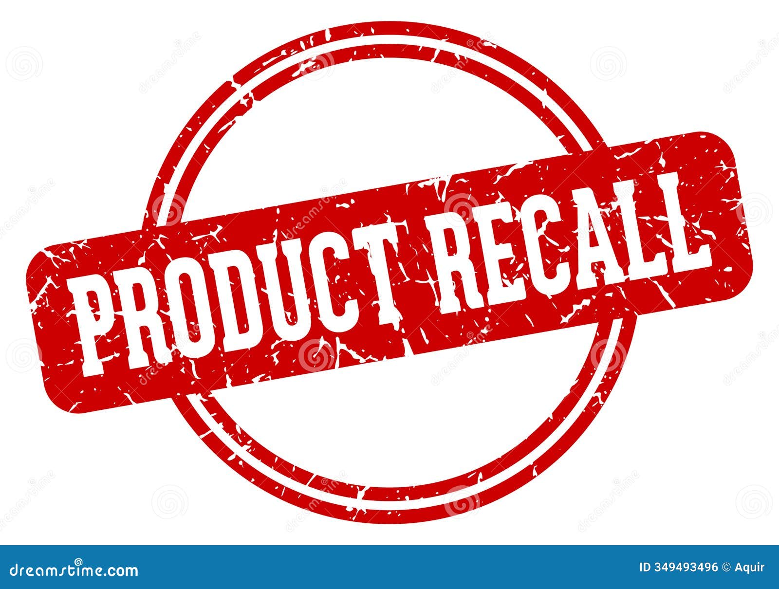 Product, Recall - Words On Metal Blocks Royalty-Free Cartoon ...