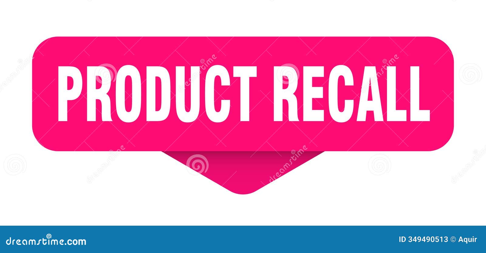 Product Recall Sticker. Product Recall Sign On Transparent Background ...