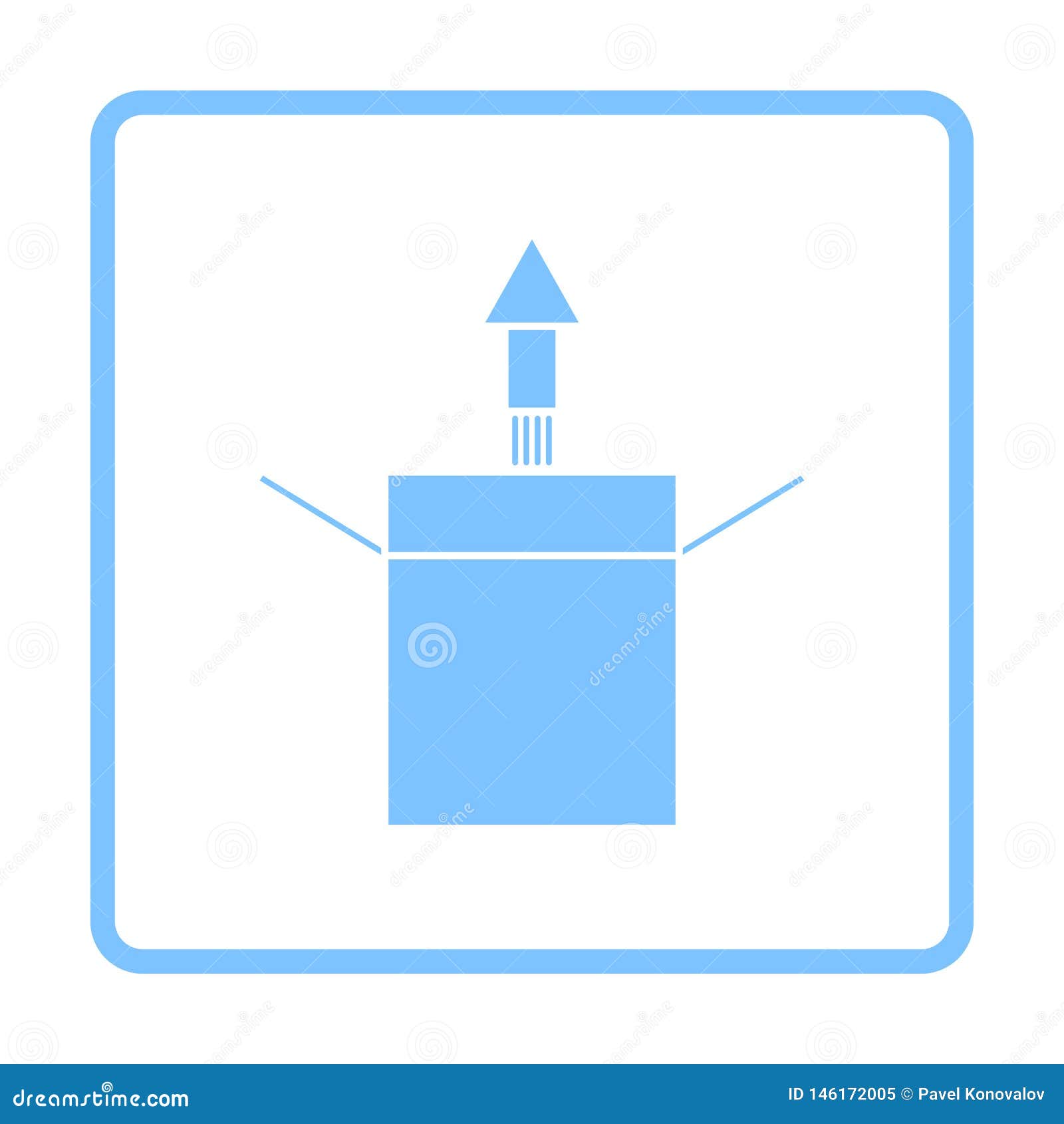 Product Release Icon stock vector. Illustration of logo - 146172005