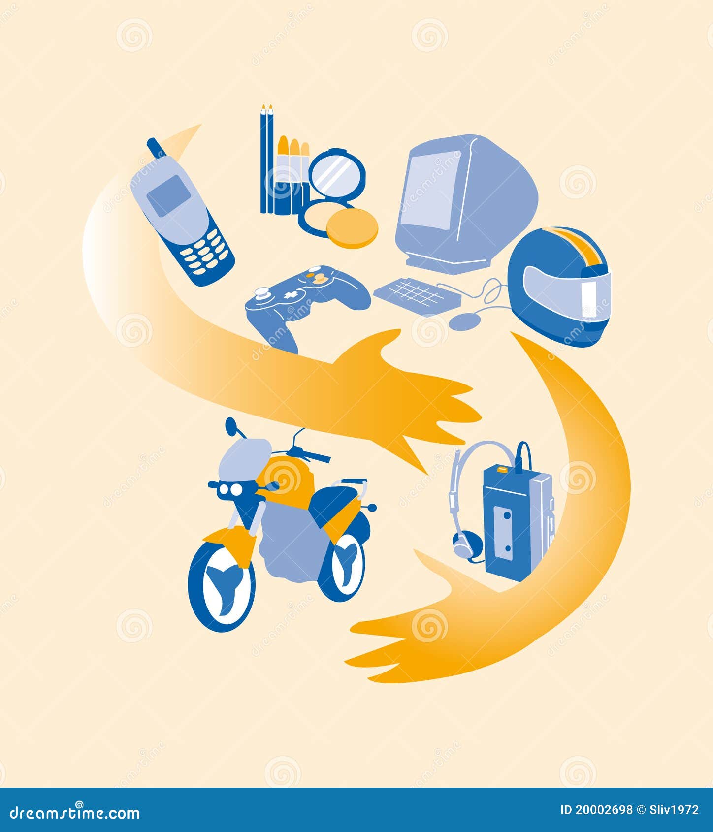 Product Safety stock vector. Illustration of powder, orange - 20002698