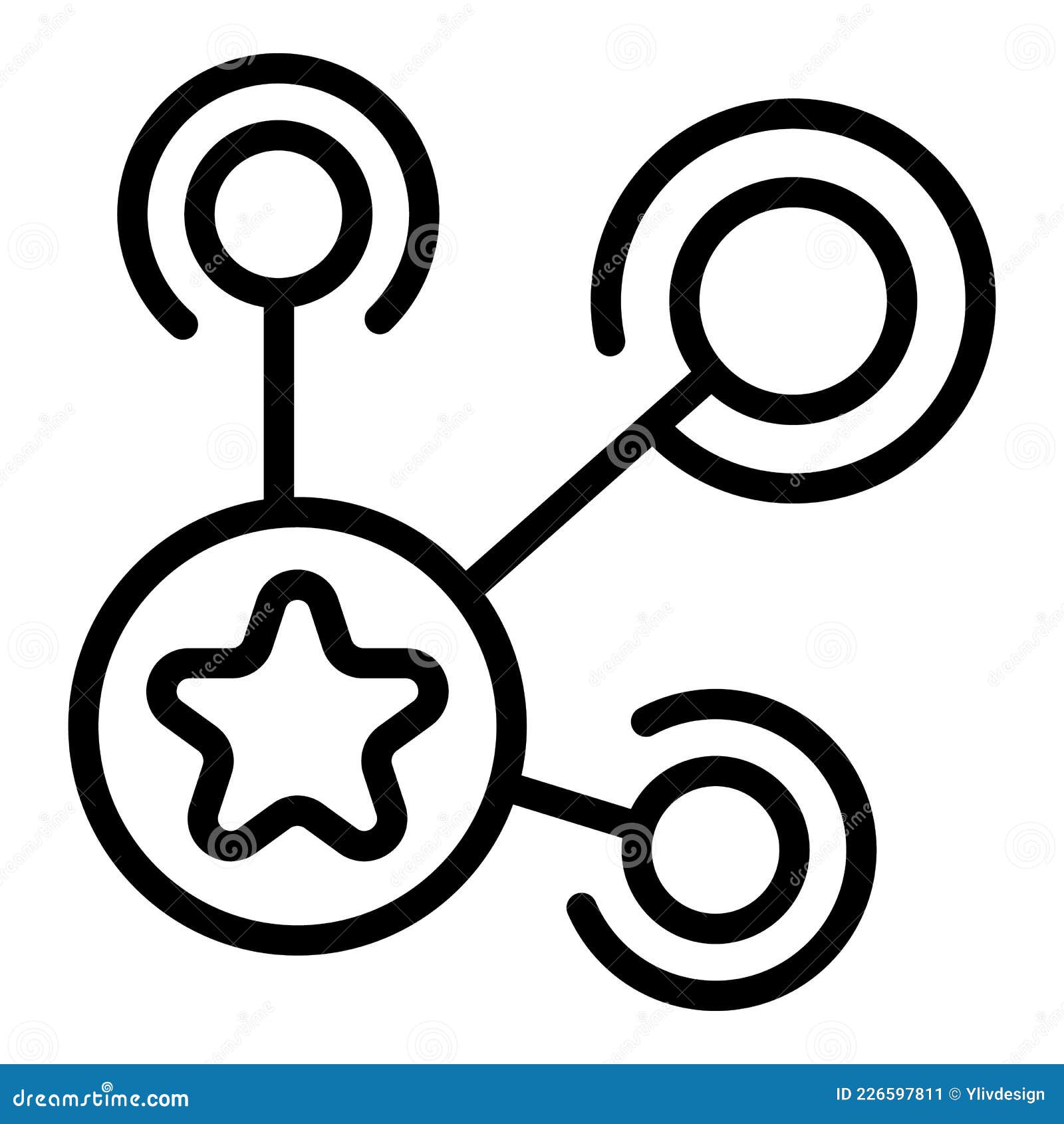 Product Scheme Icon Outline Vector. Project Process Stock Vector ...