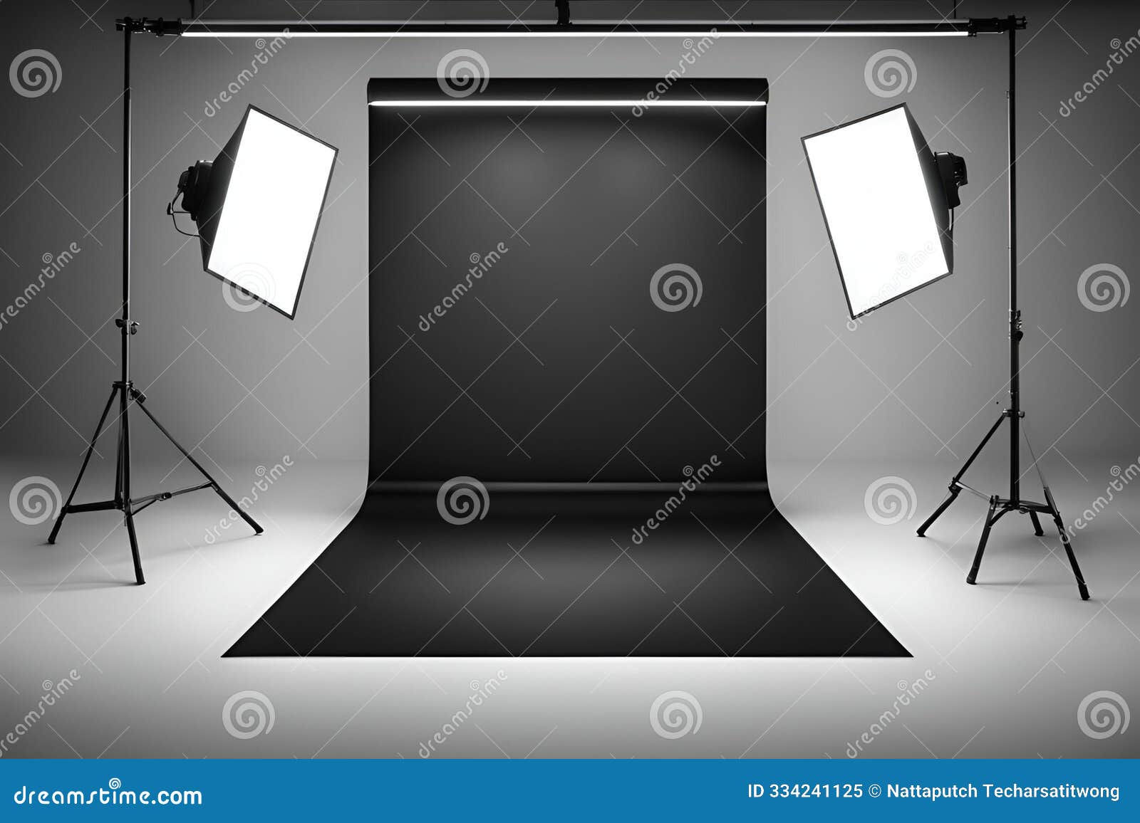 Product Showcase with Spotlight. Black Studio Room Background Stock ...