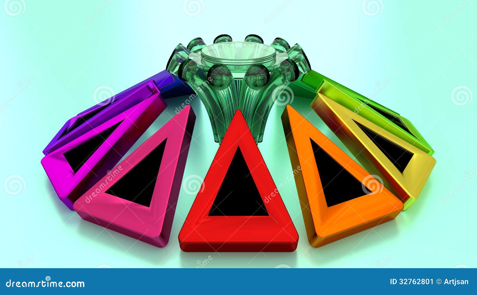 Center Pivot Irrigation. Vector Flat Illustration. | CartoonDealer.com ...