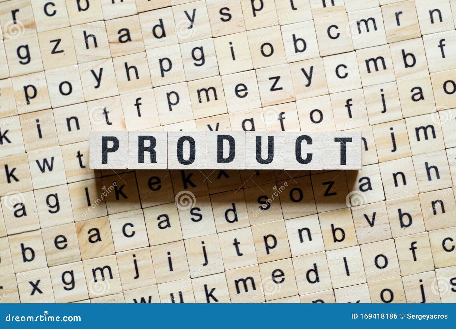 Product Word Concept on Cubes Stock Photo - Image of king, design ...