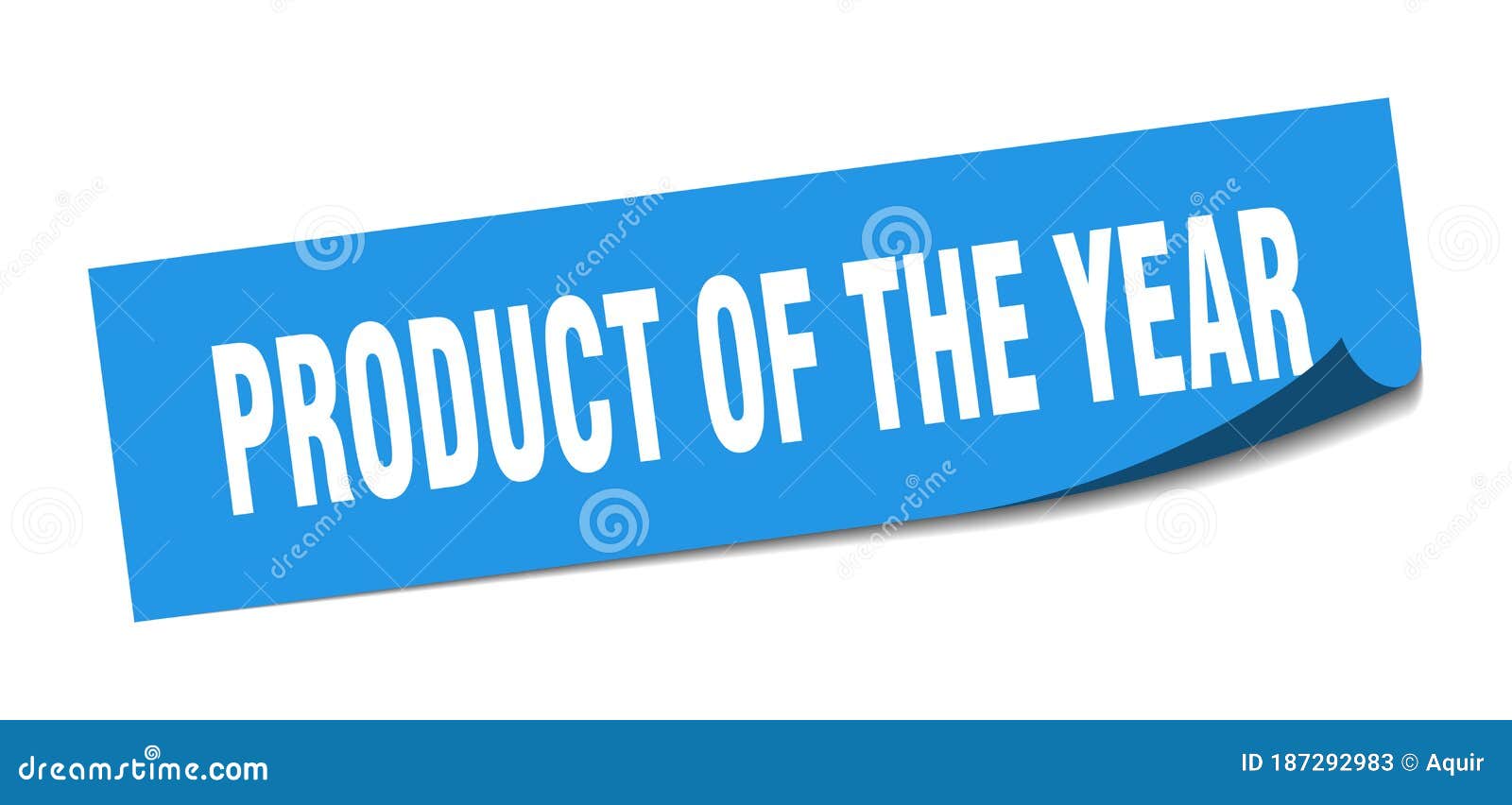 Product of the Year Sticker. Product of the Year Square Isolated Sign ...