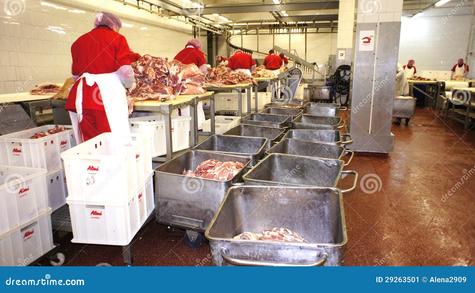 Productie Van Worsten. De Fabriek Van De Worst. Redactionele Foto ...