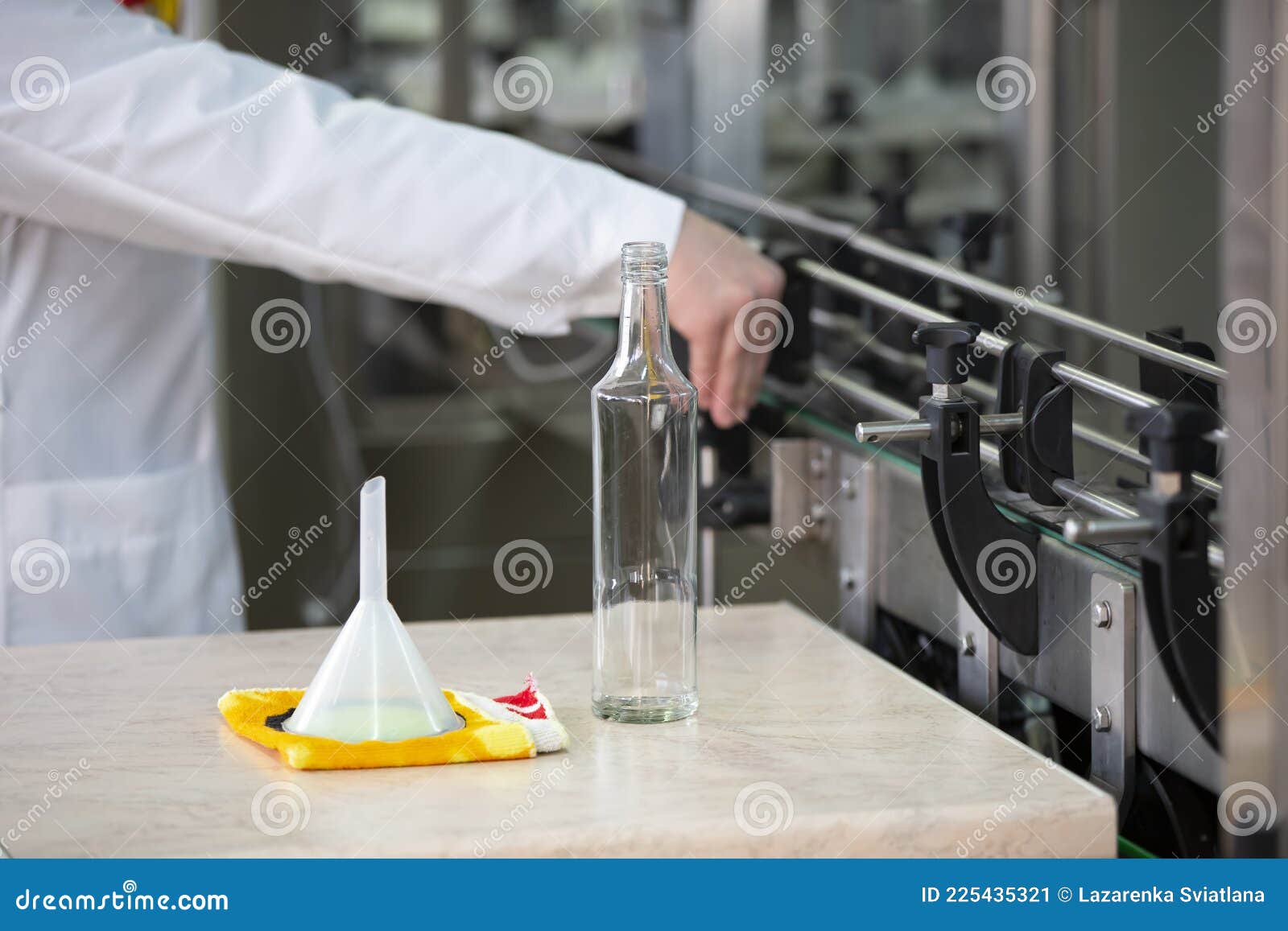 Production of Alcoholic Beverages Stock Image - Image of factory ...