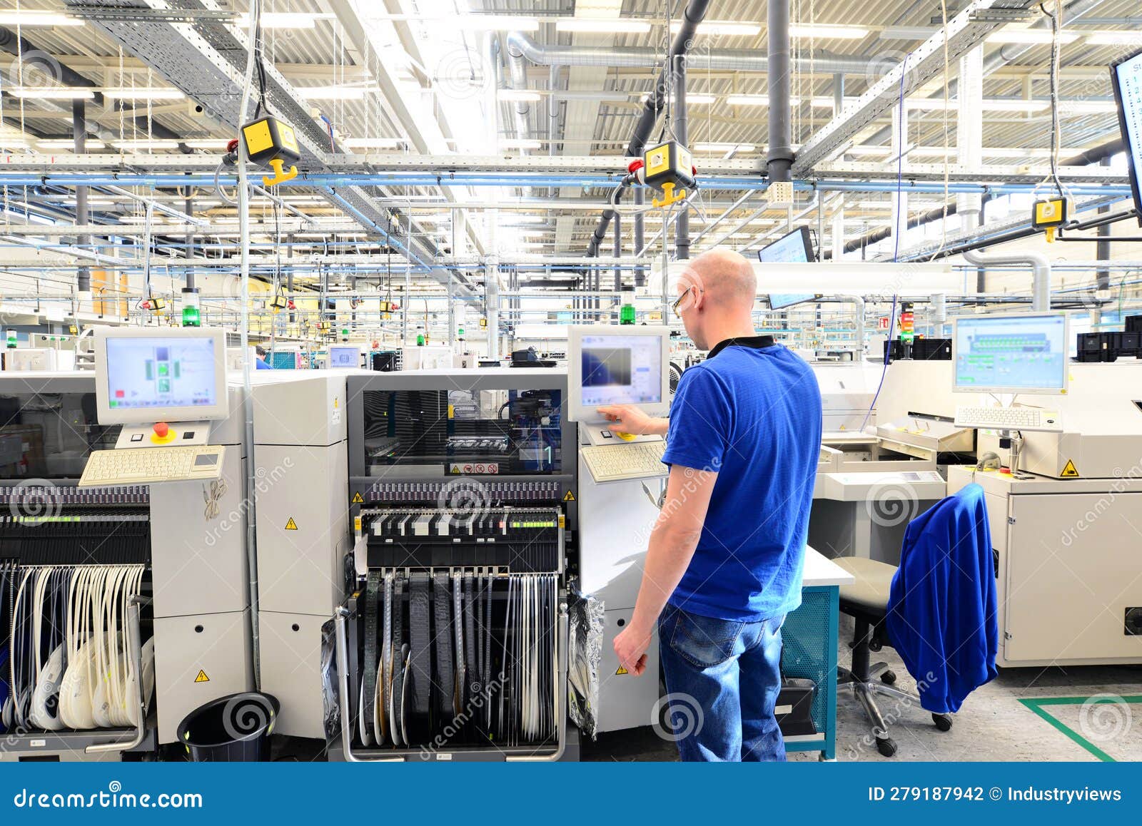 Production and Assembly of Microelectronics in a Hi-tech Factory Stock ...