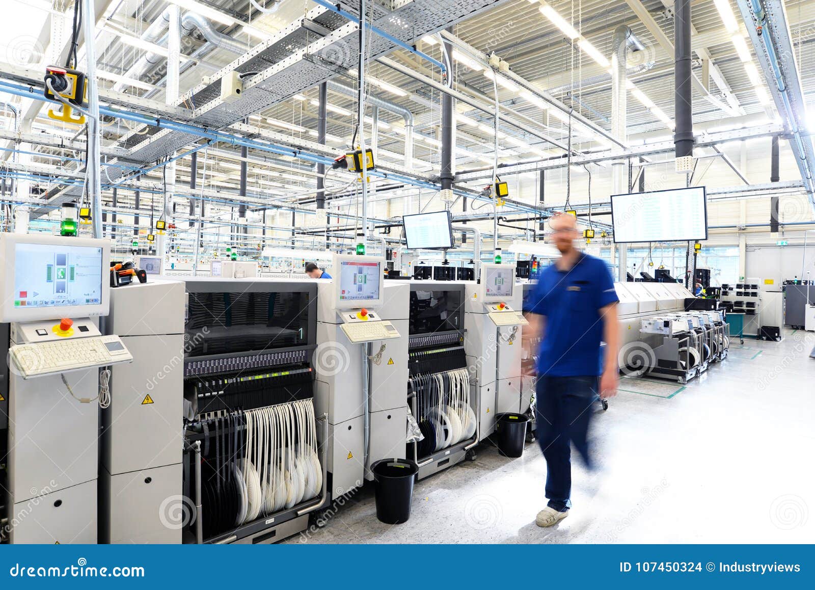 Production and Assembly of Microelectronics in a Hi-tech Factory Stock ...