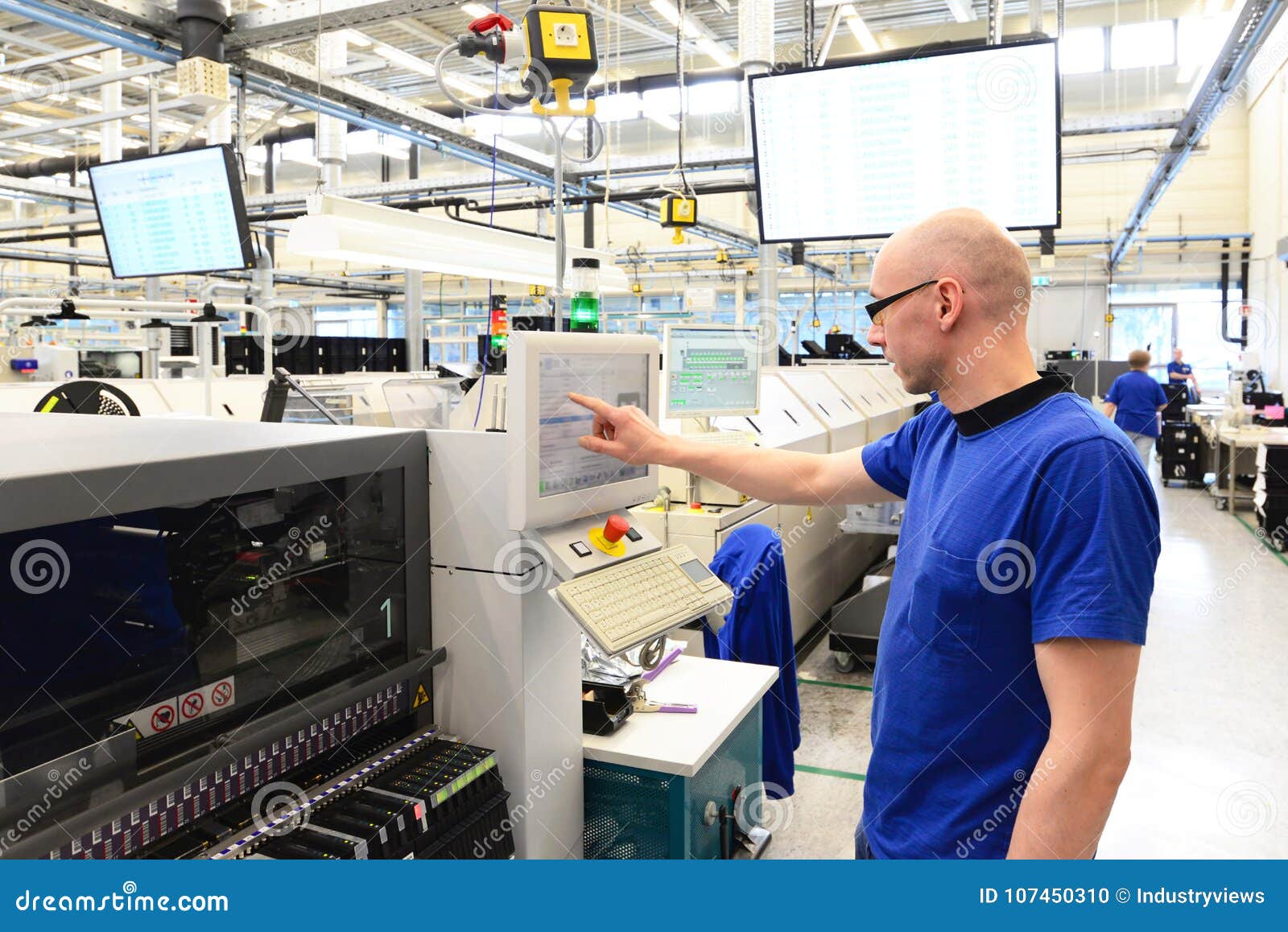Production and Assembly of Microelectronics in a Hi-tech Factory Stock ...
