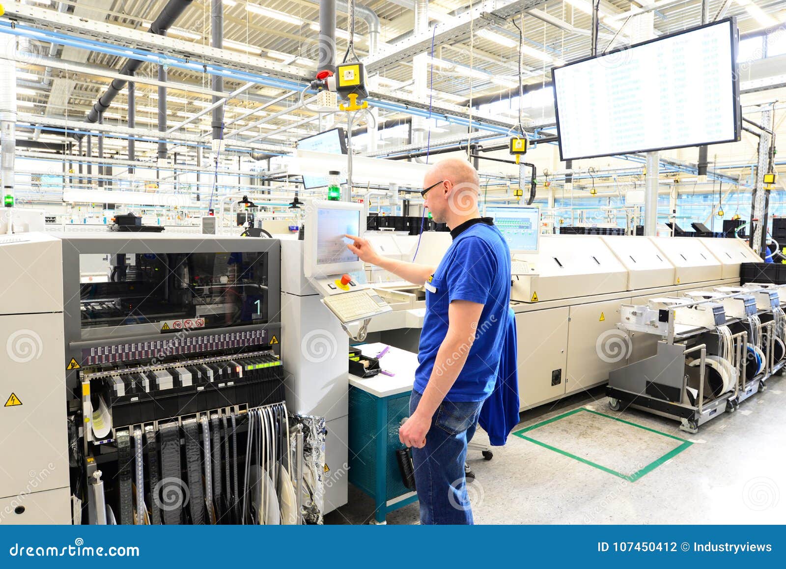 Production and Assembly of Microelectronics in a Hi-tech Factory Stock ...