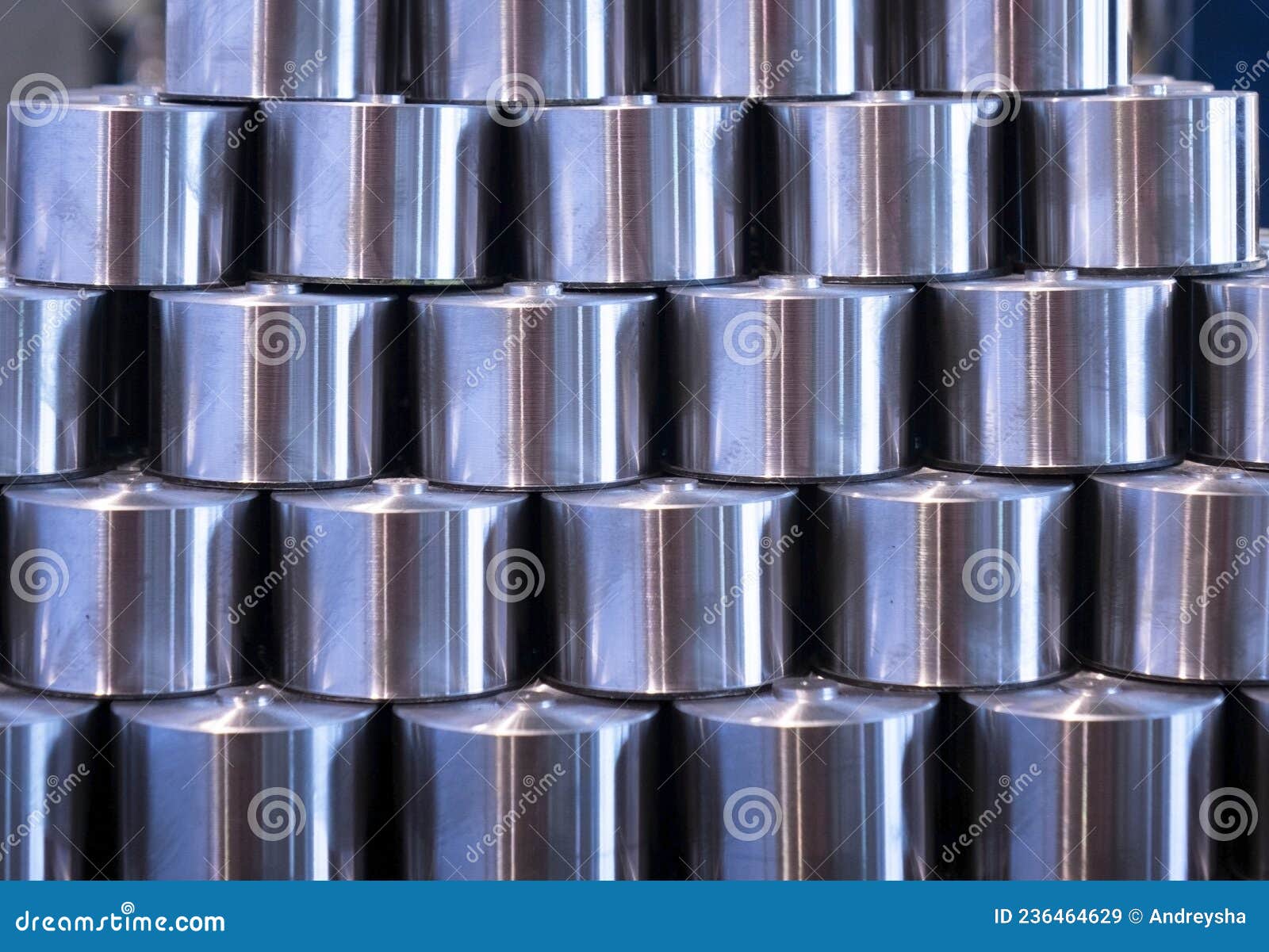 Production of Bearings. Ready-made Large Diameter Bearings before ...