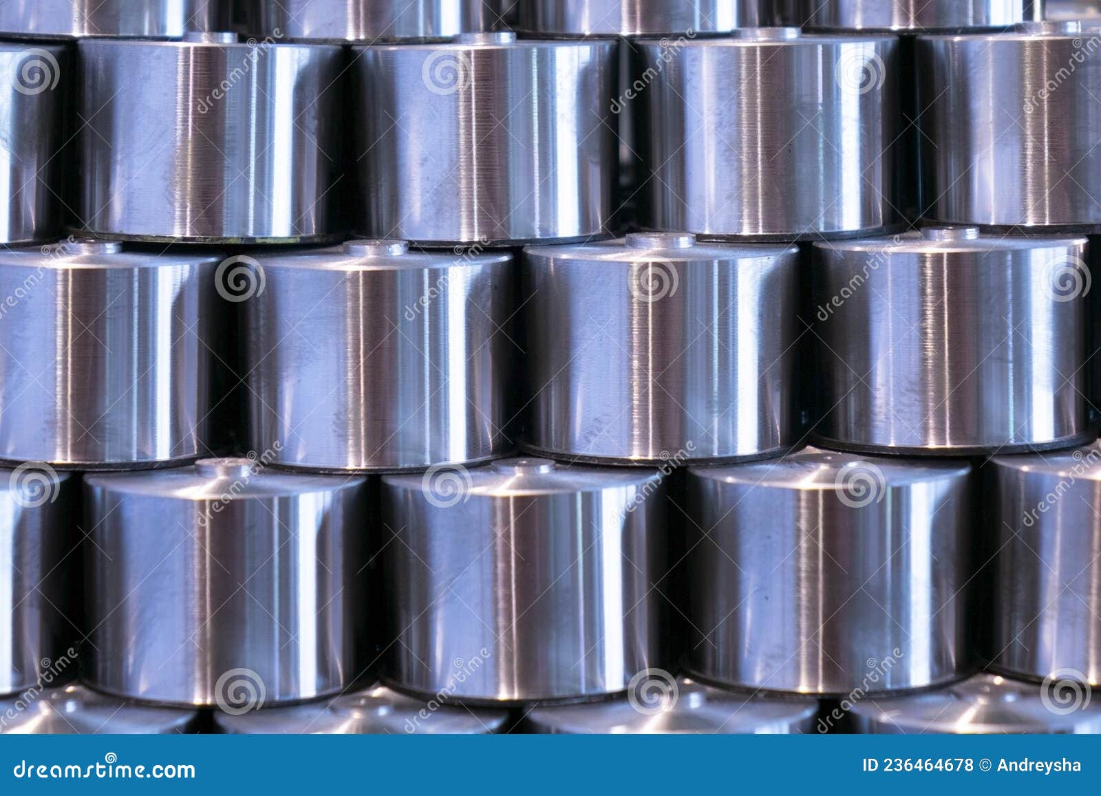 Production of Bearings. Ready-made Large Diameter Bearings before ...